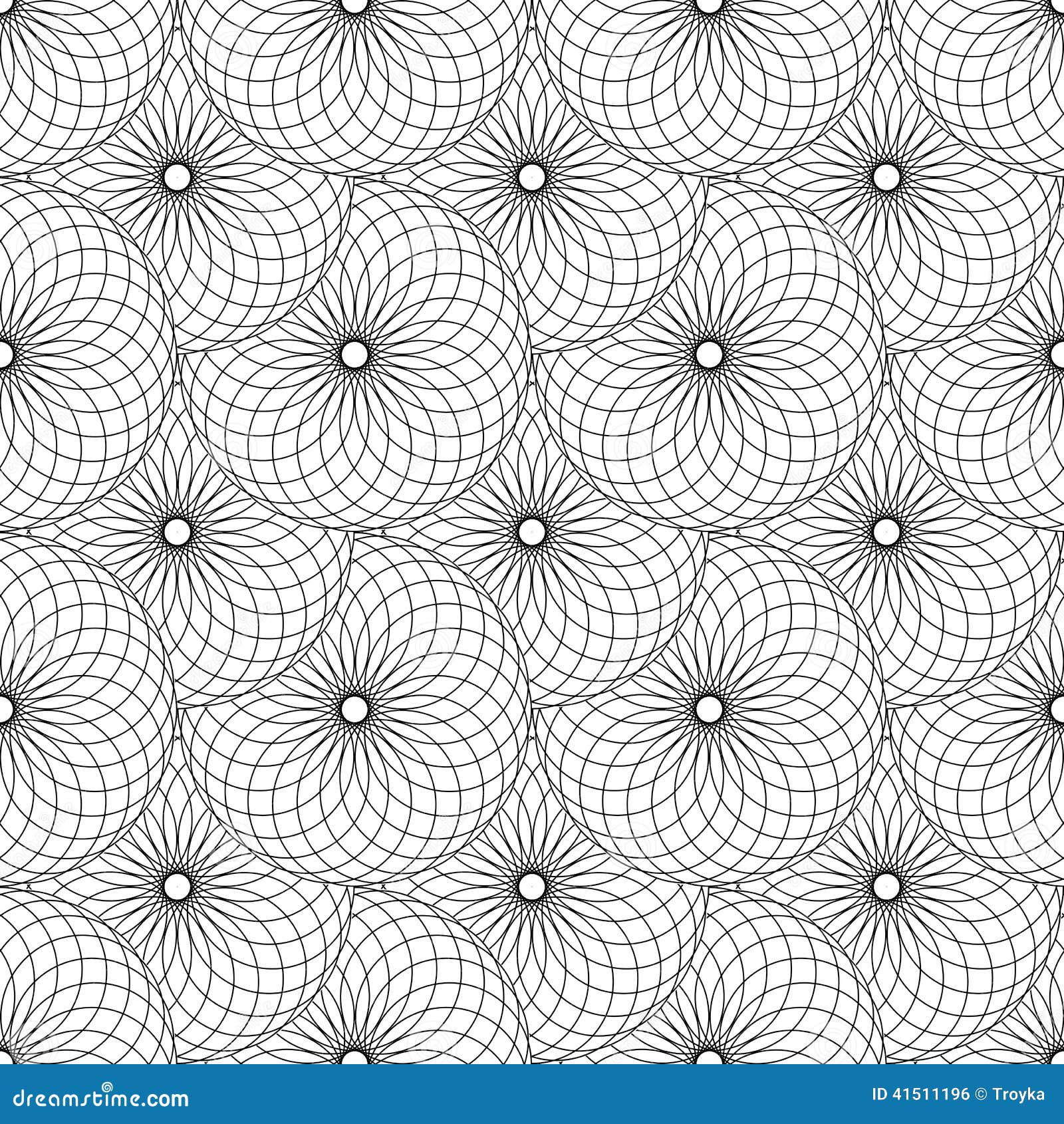 Seamless Texture with Circle Elements. Stock Vector - Illustration of ...