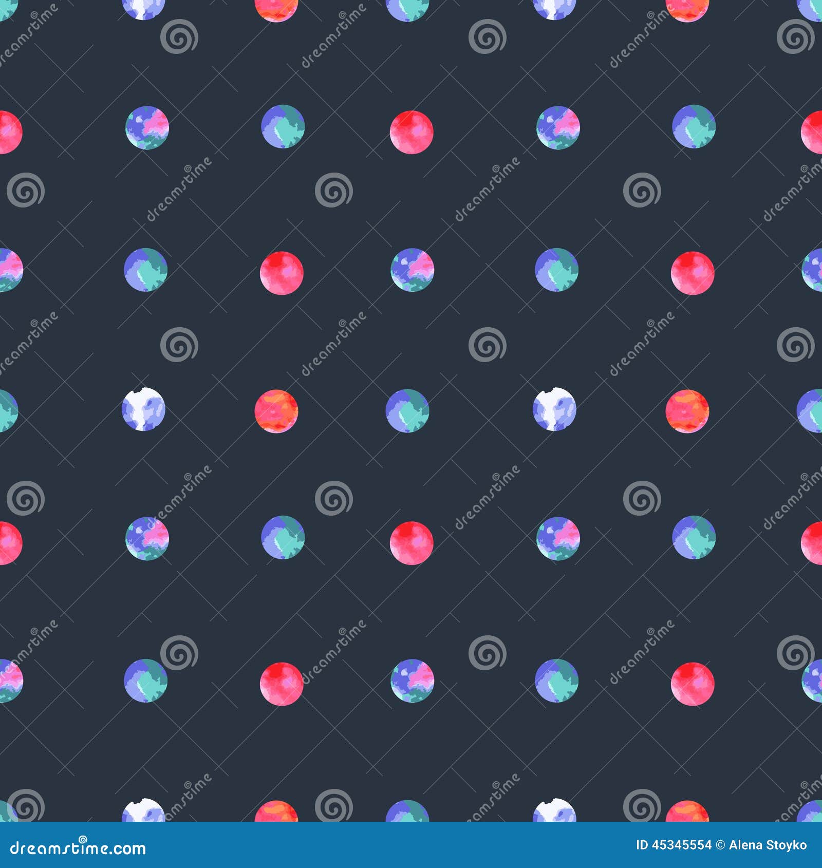 Seamless Texture with Circles Stock Vector - Illustration of modern ...