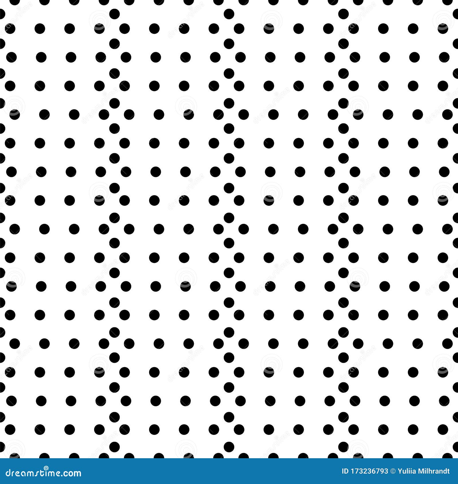 Seamless Black and White Circles Background. Vector Stock Illustration ...