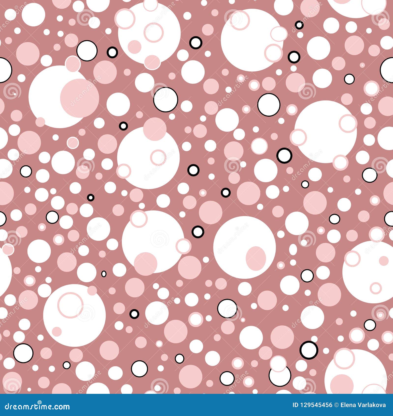 Seamless Texture with Circles Stock Illustration - Illustration of ...