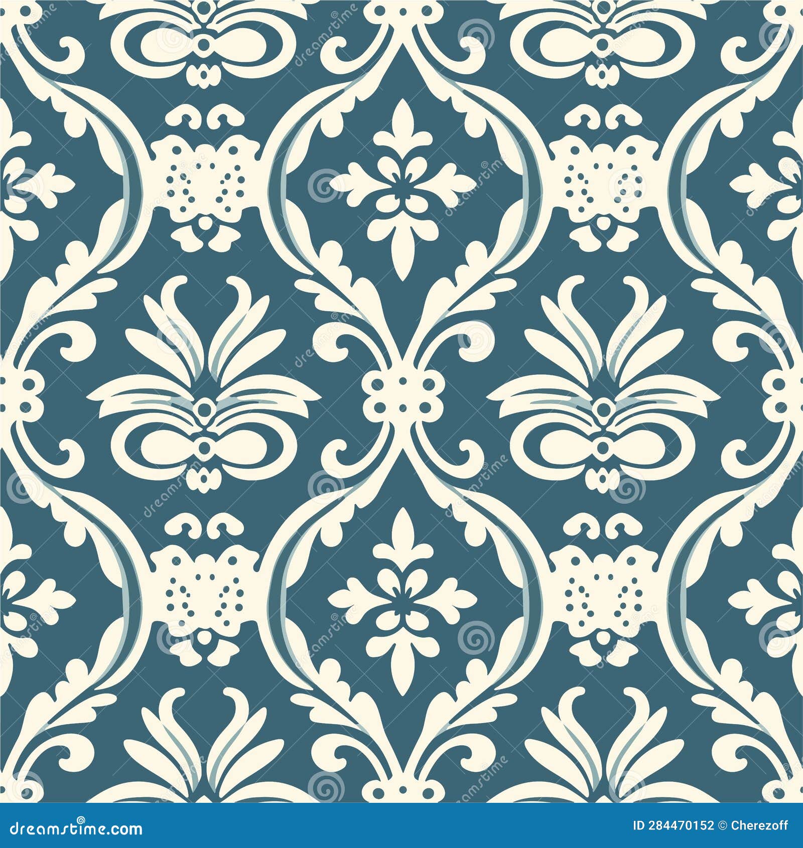 Seamless Texture of Classic Wallpaper Stock Vector - Illustration of ...
