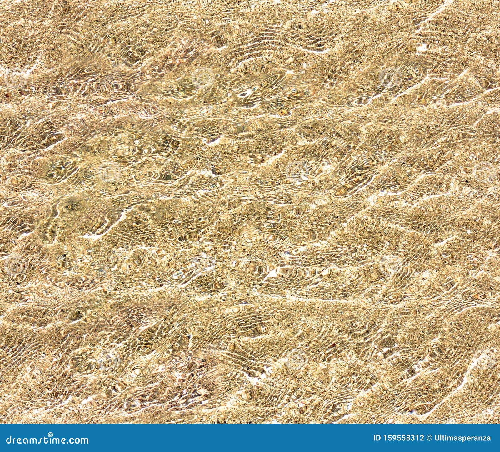 Seamless Texture of Clear Water on Sand Background. Repeating Pattern ...