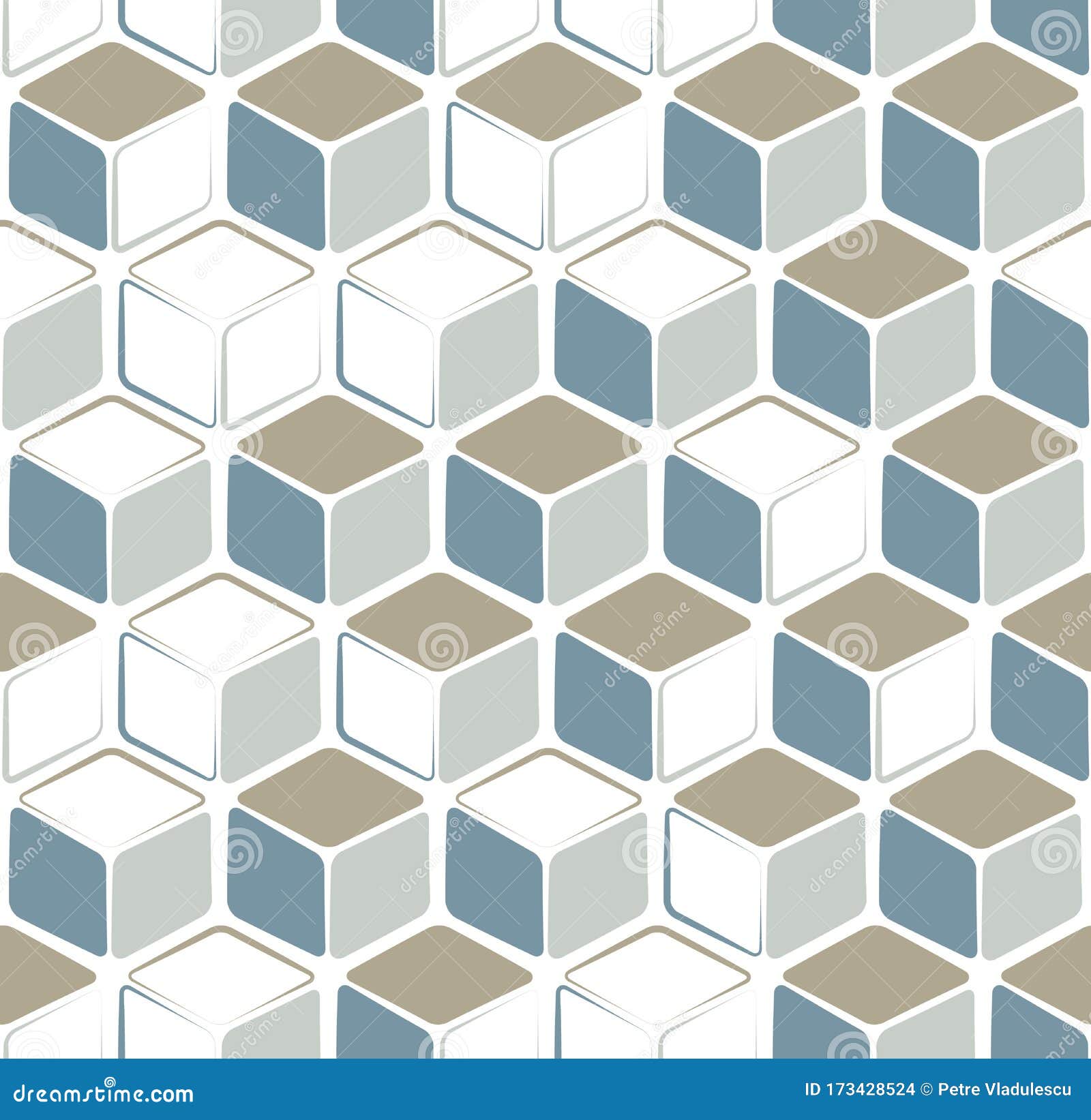 Seamless Texture with Colored Lines(cube) (2), Modern Stylish Image ...