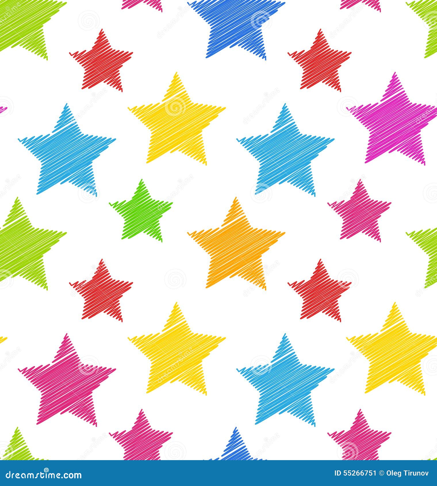 Seamless Texture with Colorful Stars, Elegance Kid Pattern Stock Vector ...