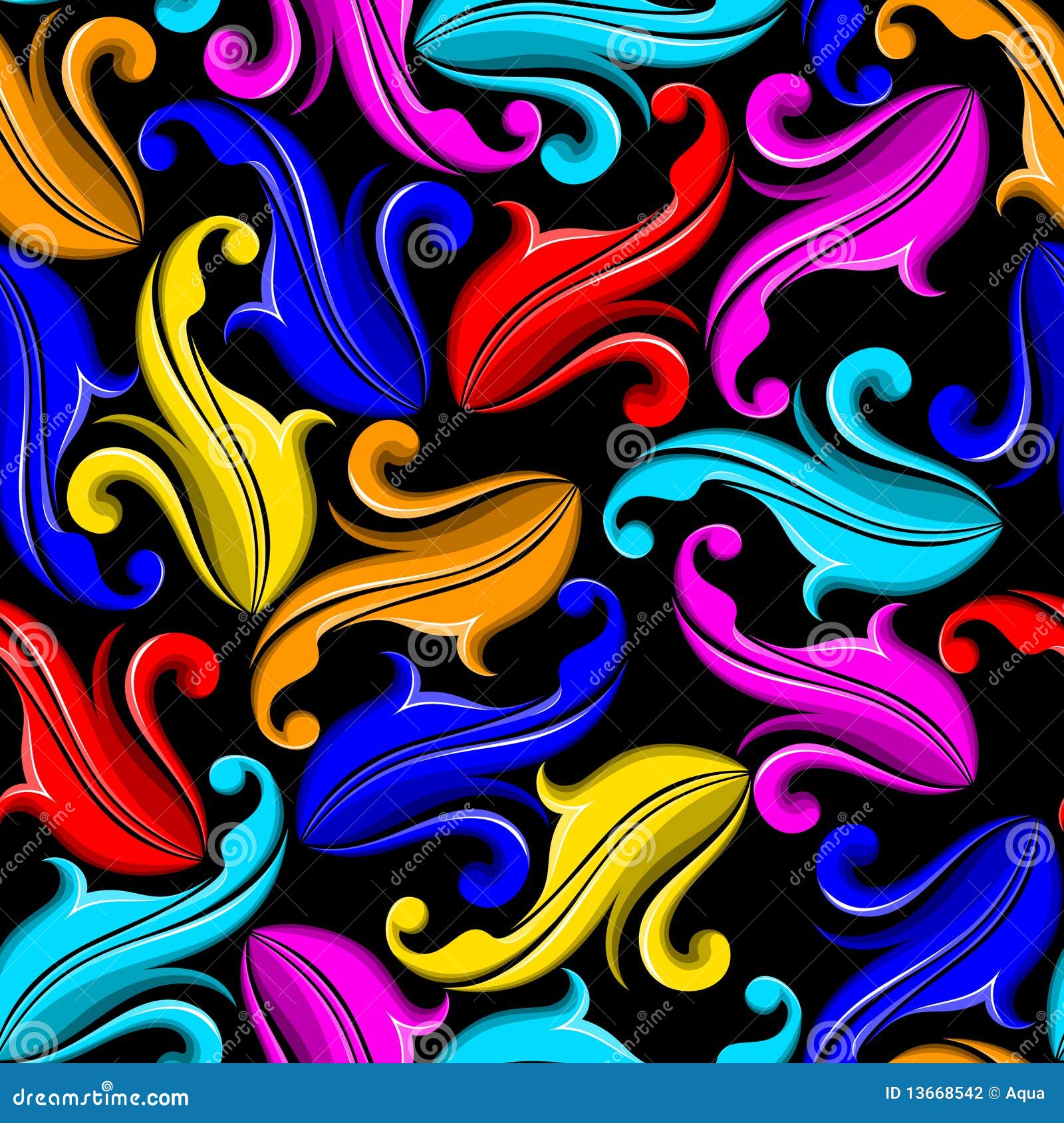 Seamless texture coloured stock vector. Illustration of card - 13668542