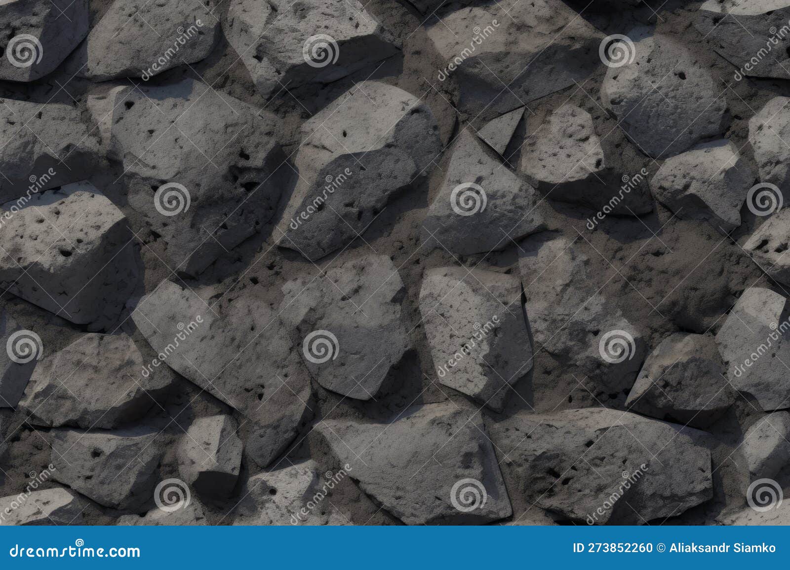 Seamless Texture of Concrete Rock Stock Illustration - Illustration of ...