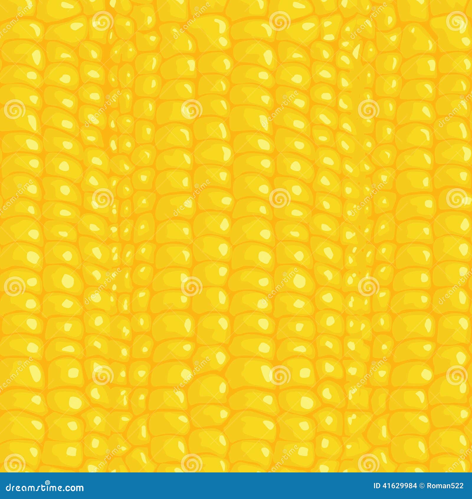 Seamless Texture Corn Stock Vector - Image: 41629984