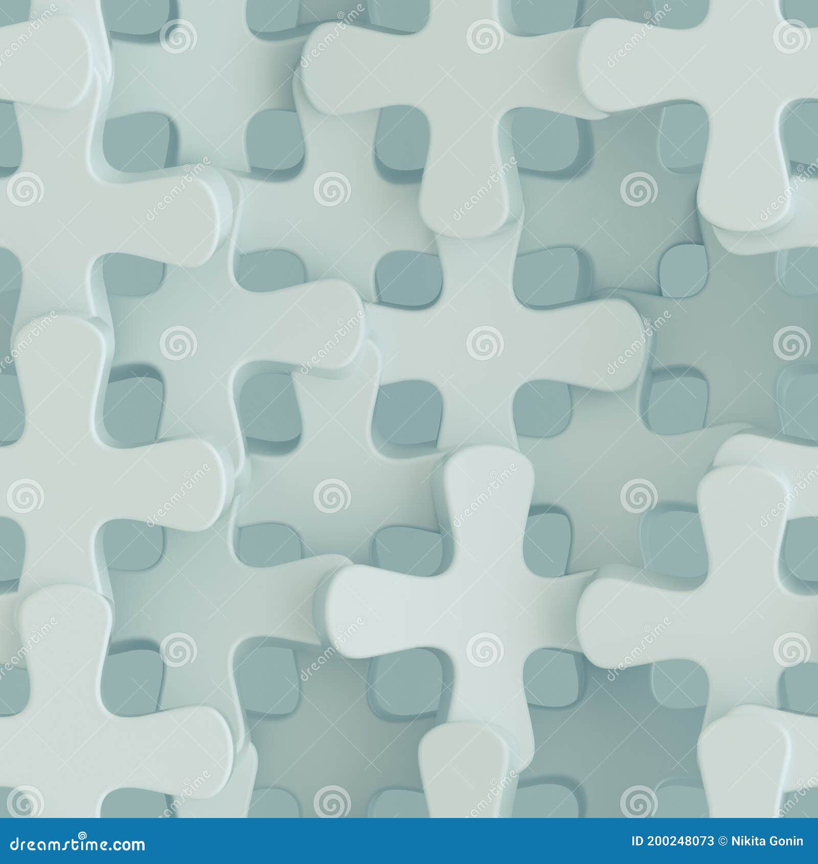 Seamless Texture of Crosses 3D Render Stock Illustration - Illustration ...