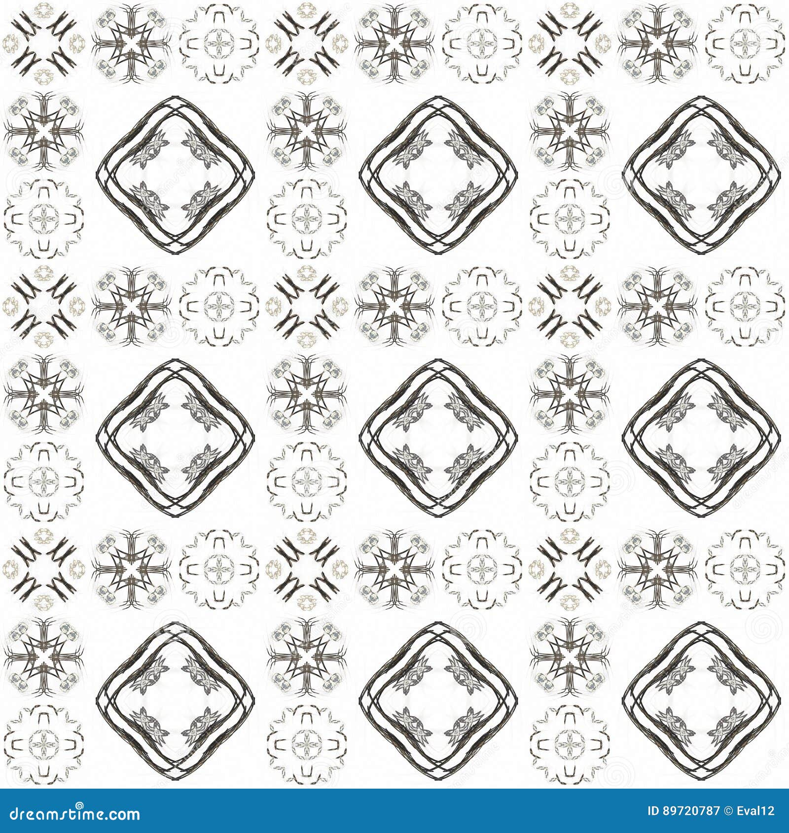 Seamless Texture with 3D Rendering Abstract Fractal Gray Pattern Stock ...