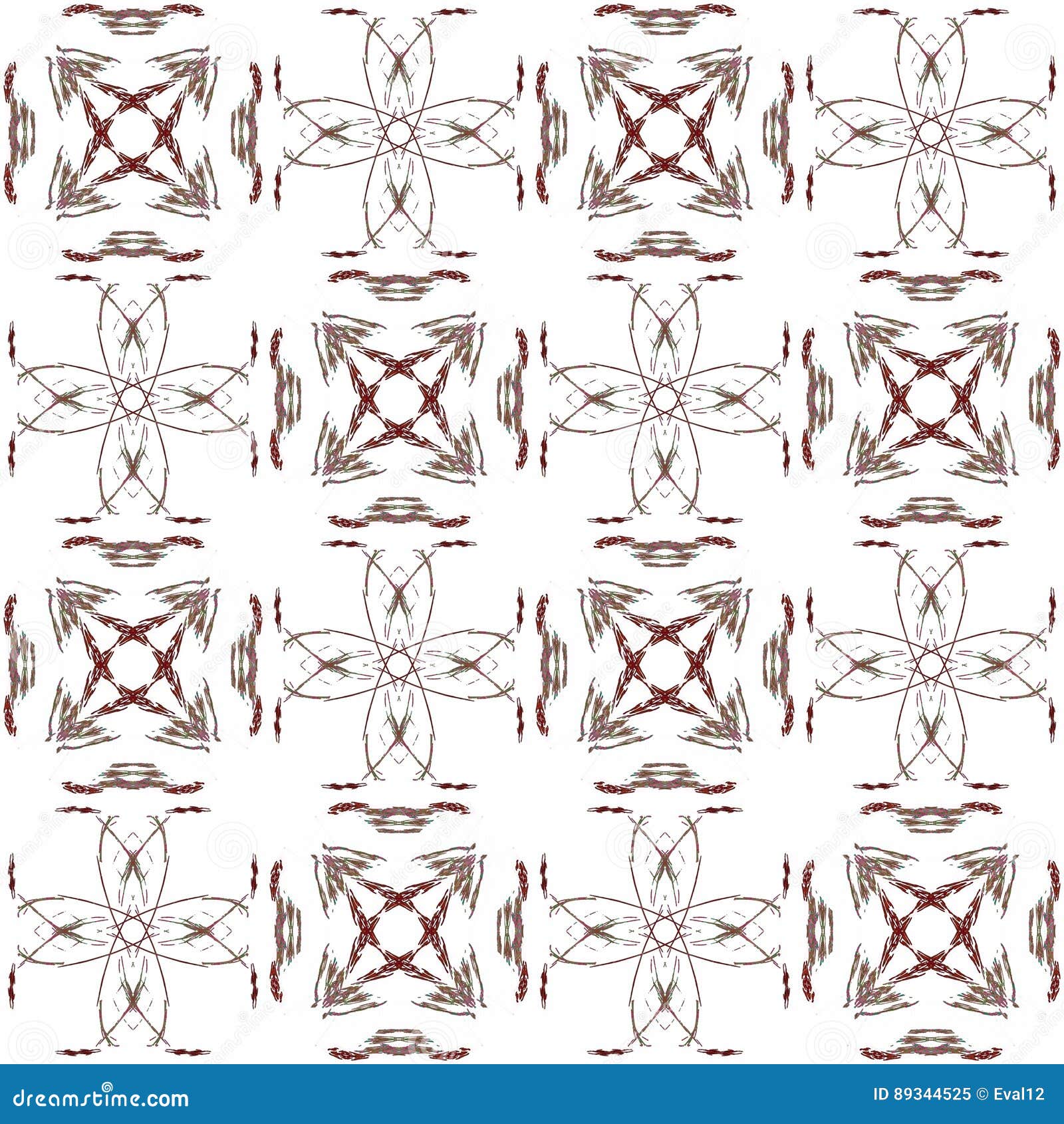 Seamless Texture with 3D Rendering Abstract Fractal Maroon Pattern ...