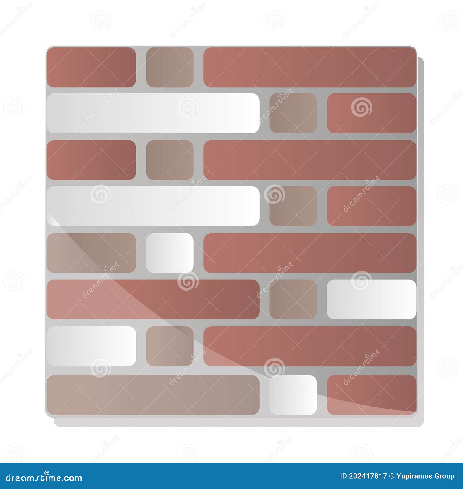 Seamless Texture of a Decorative Bricks Stock Vector - Illustration of ...