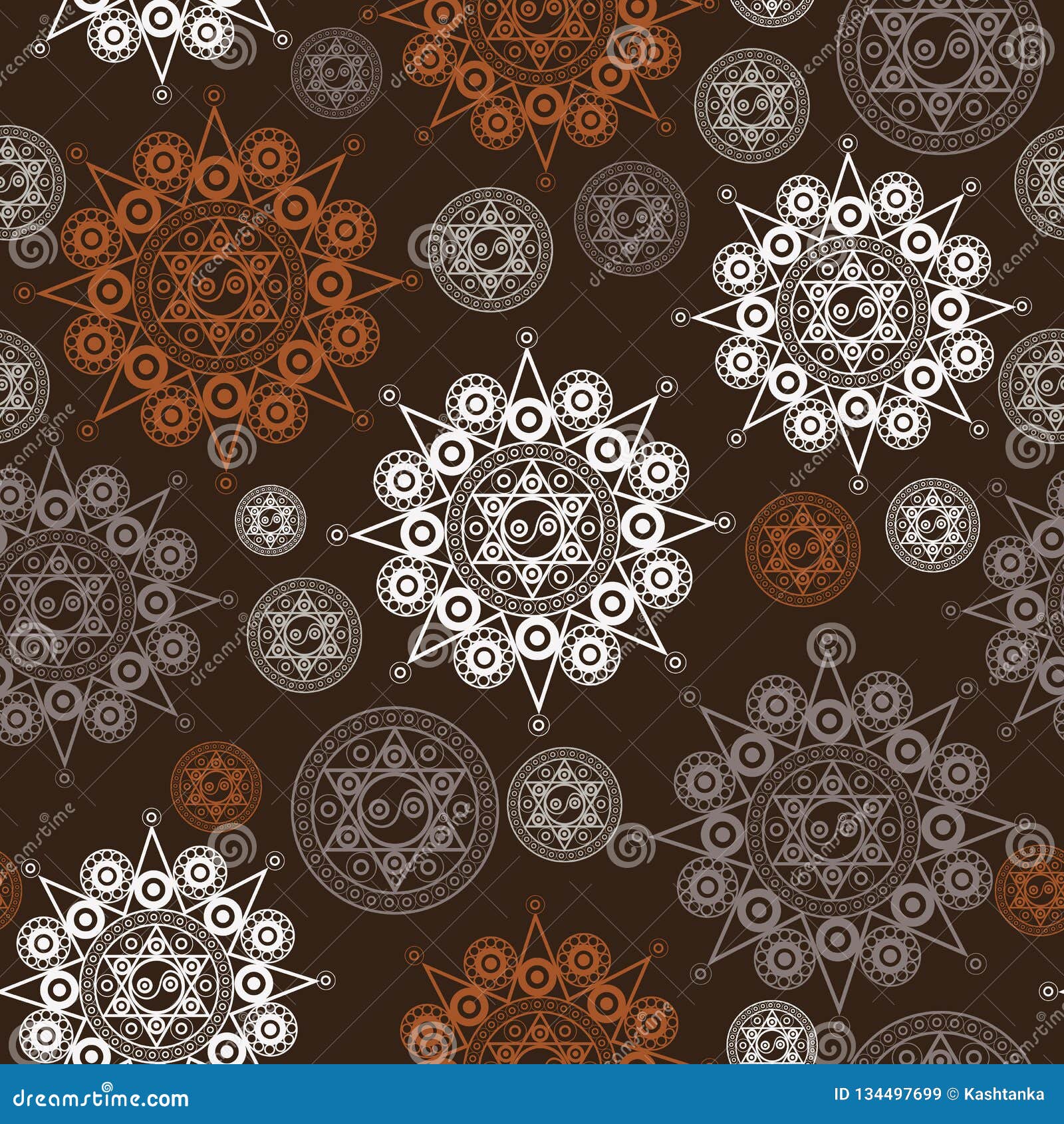 Seamless Texture with Decorative Ornament 3 Stock Vector - Illustration ...