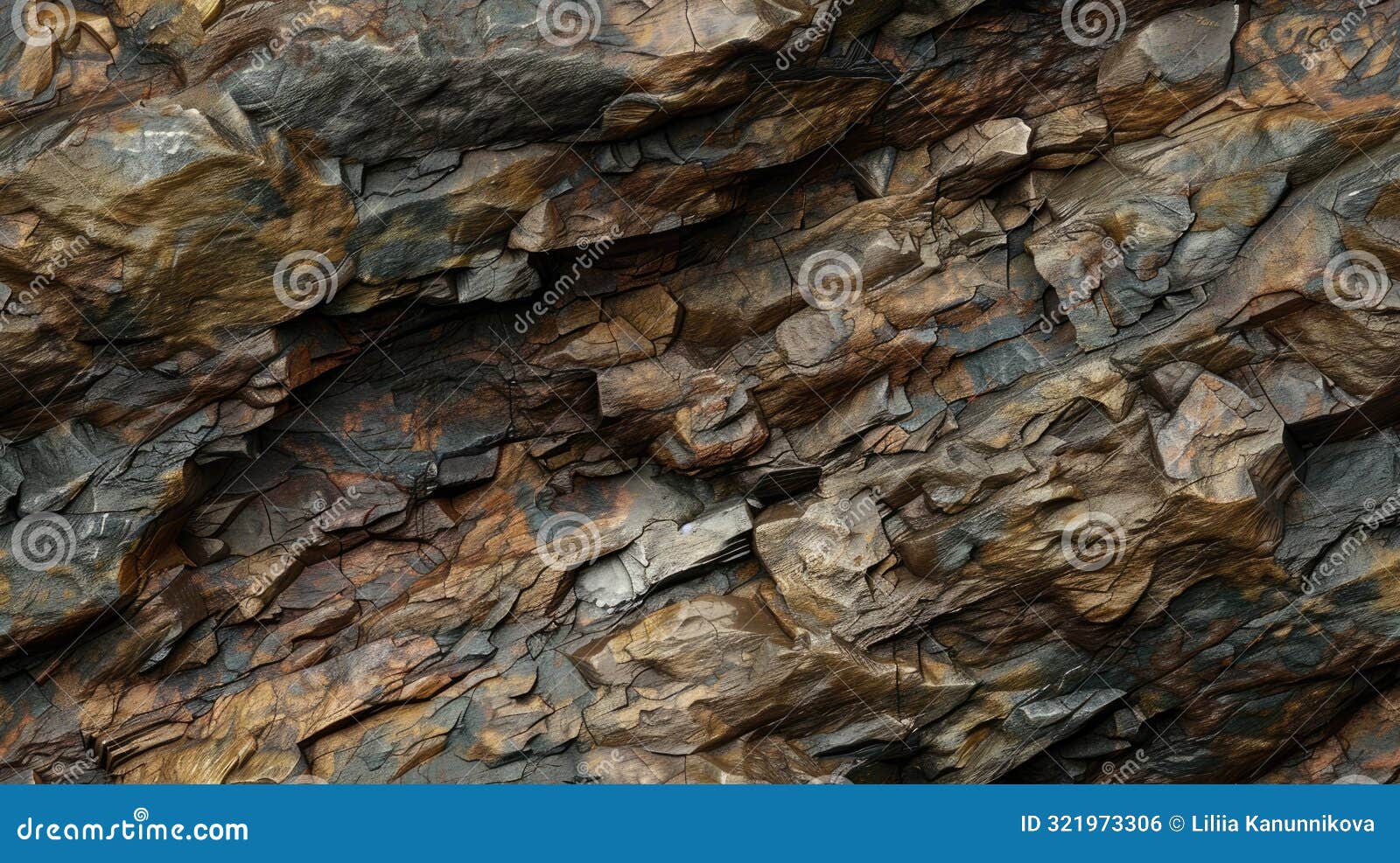 A Seamless Texture Depicting Brown Rock with Subtle Low Relief, Evoking ...
