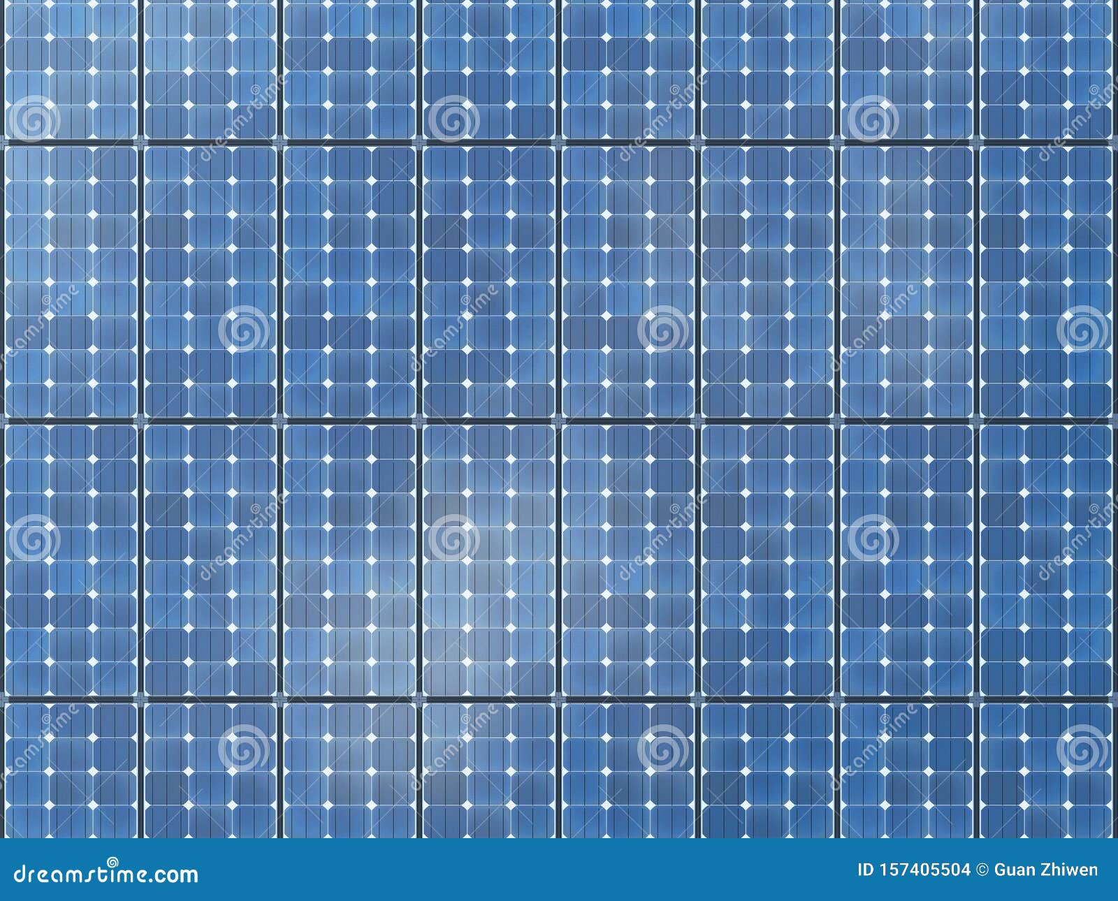 Seamless Texture of Solar Panels Stock Illustration - Illustration of ...