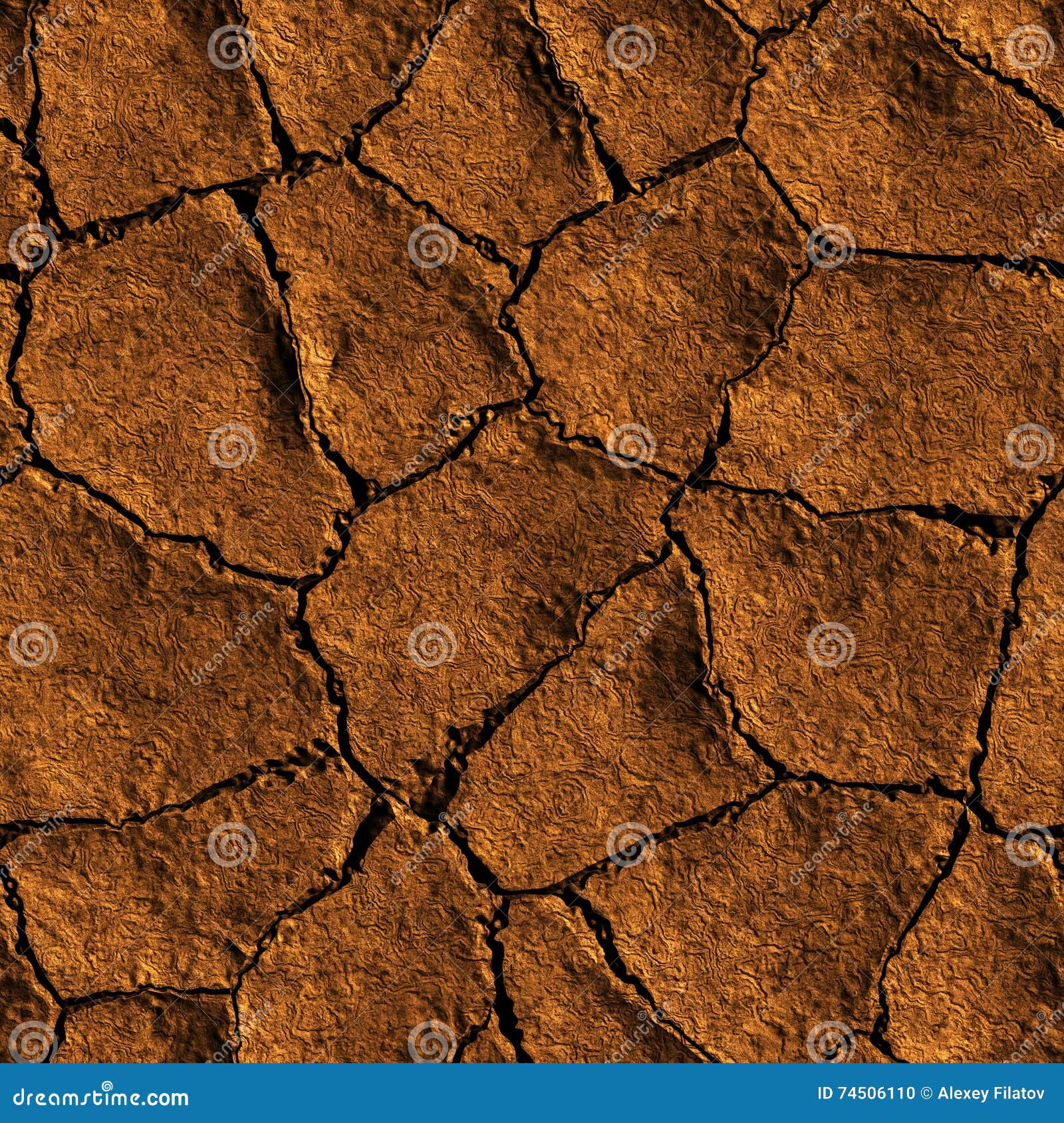 Seamless Texture Earth Cracked because of Drought Stock Photo - Image ...