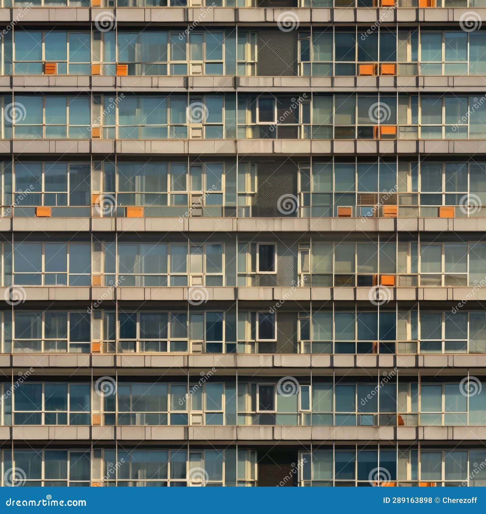 Seamless Texture. the Facade of the Building Stock Illustration ...