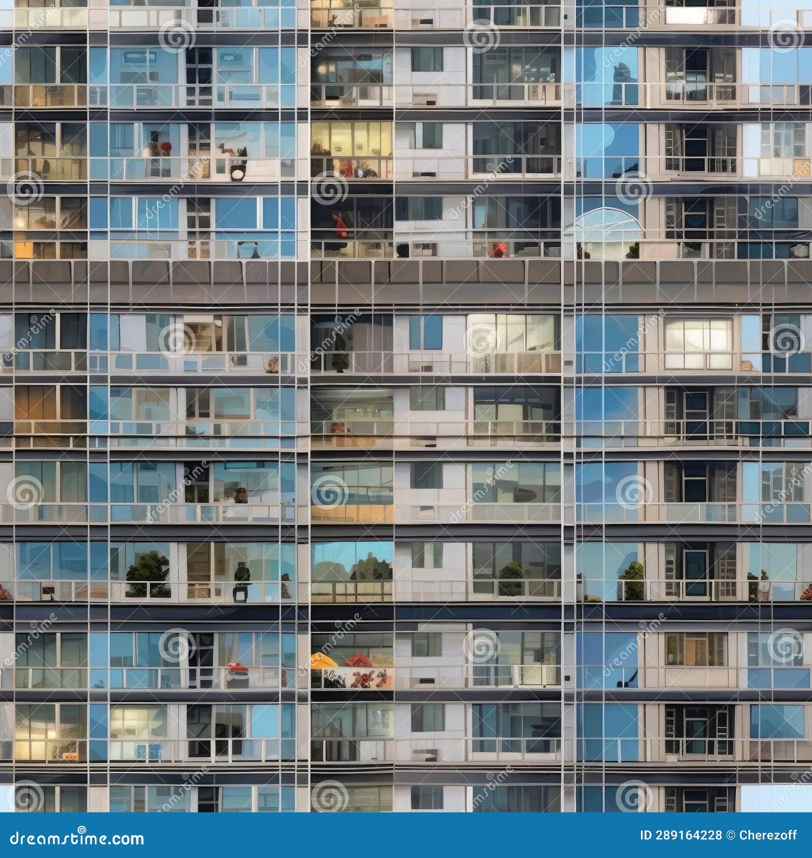 Seamless Texture. the Facade of the Building Stock Illustration ...