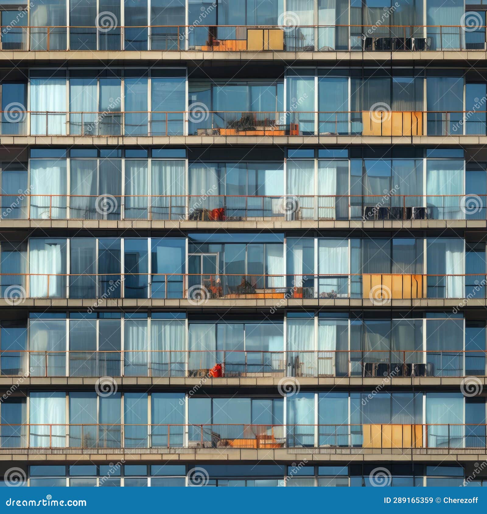 Seamless Texture. the Facade of the Building Stock Image - Image of ...