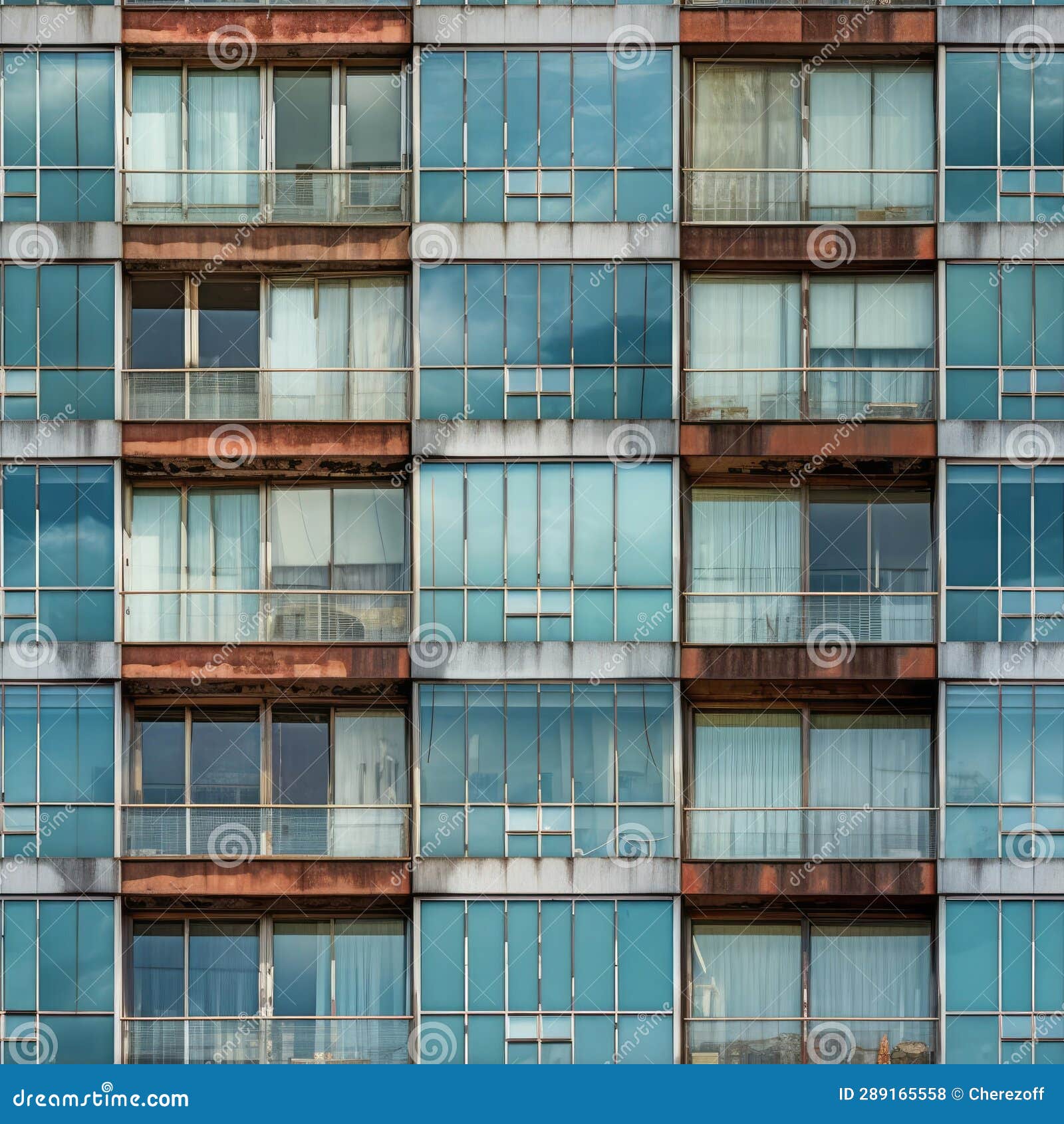 Seamless Texture. the Facade of the Building Stock Photo - Image of ...