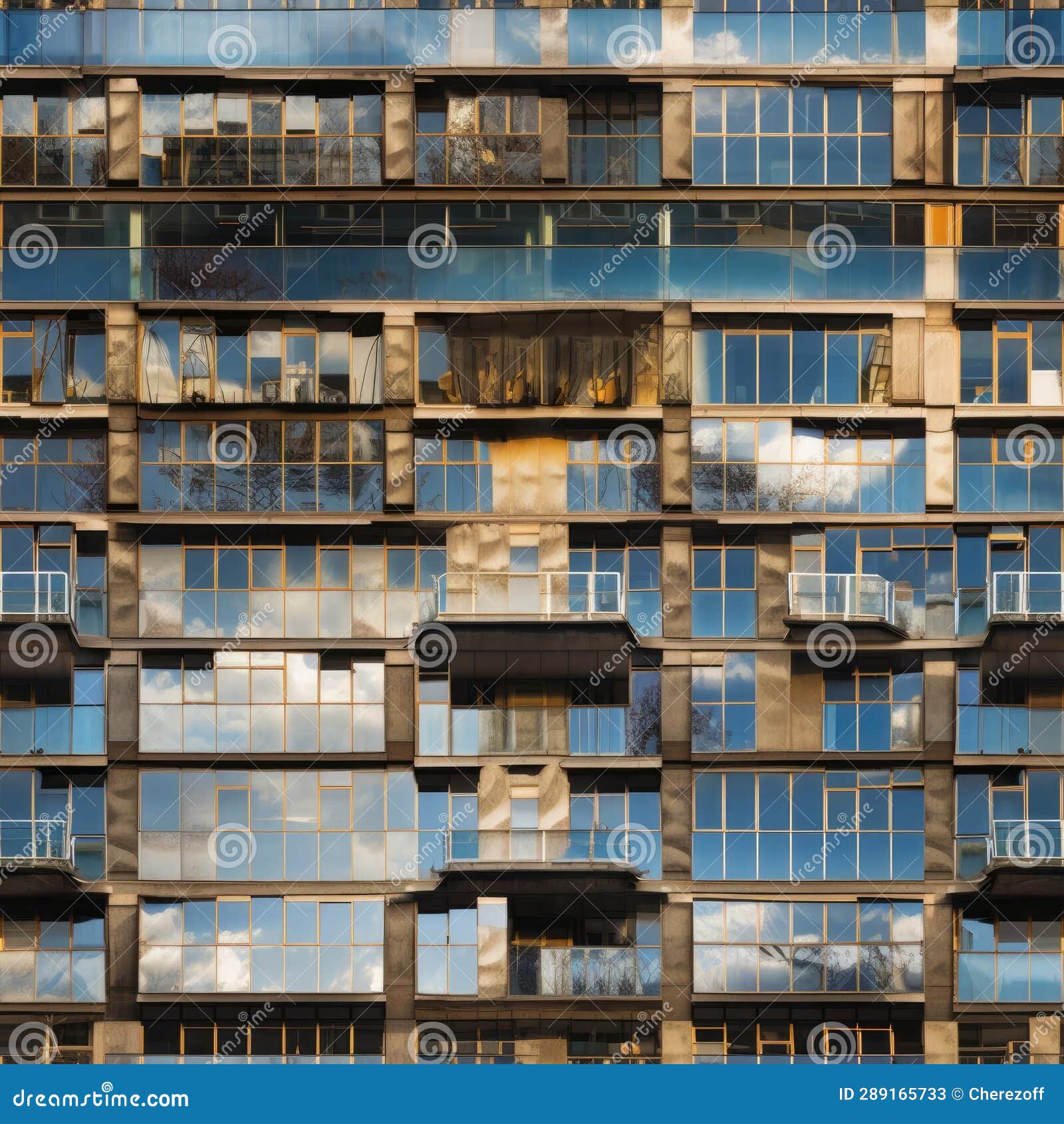 Seamless Texture. the Facade of the Building Stock Image - Image of ...