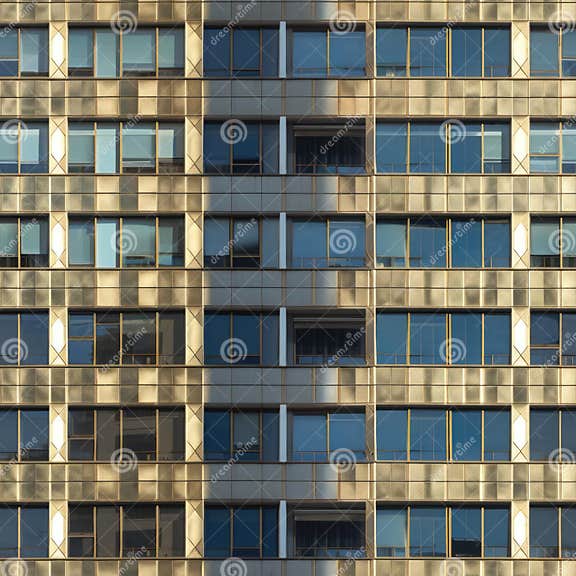 Seamless Texture. the Facade of the Building Stock Photo - Image of ...