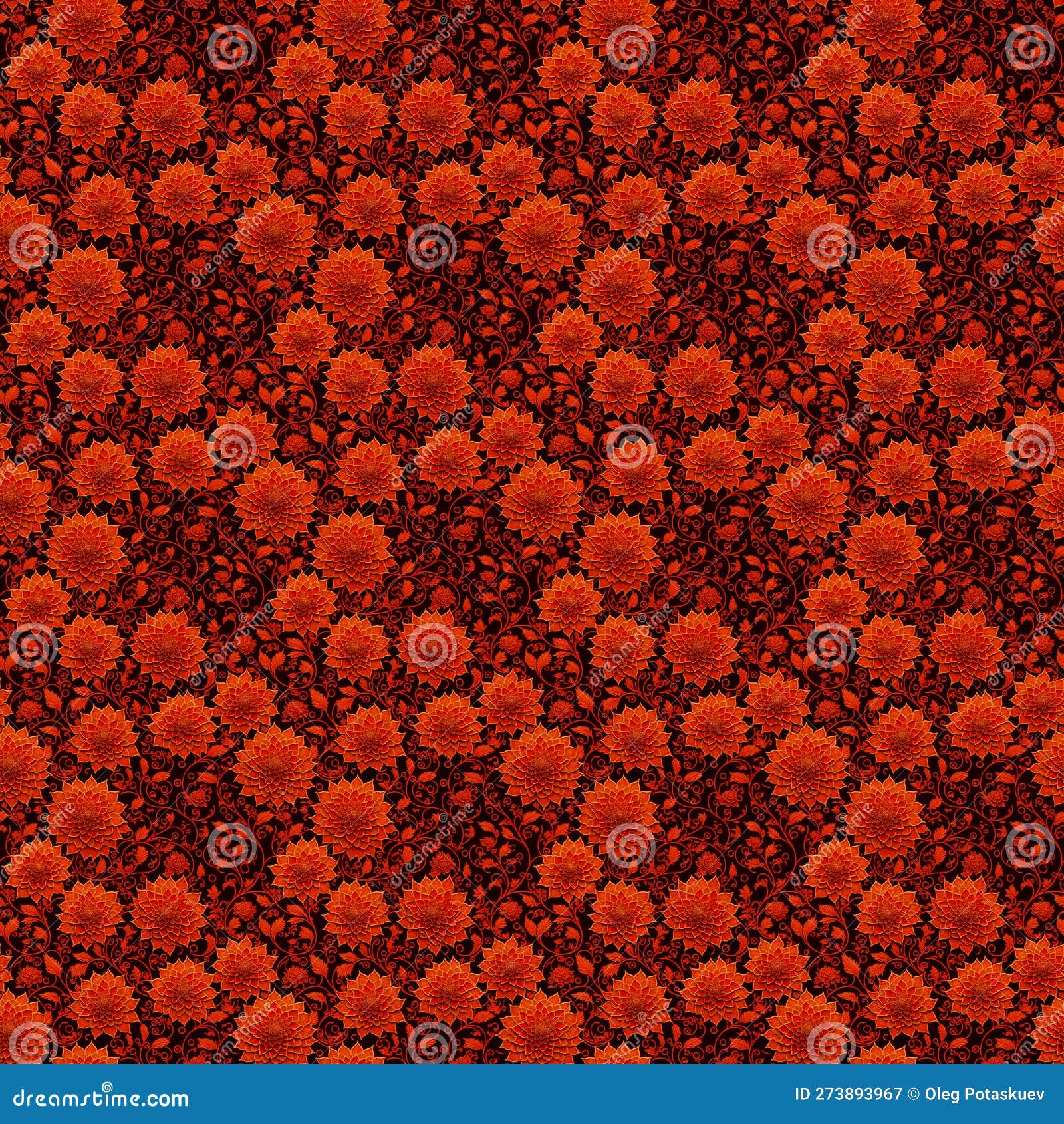 Seamless Texture Floral Pattern in Arabic and Indian Style Stock ...