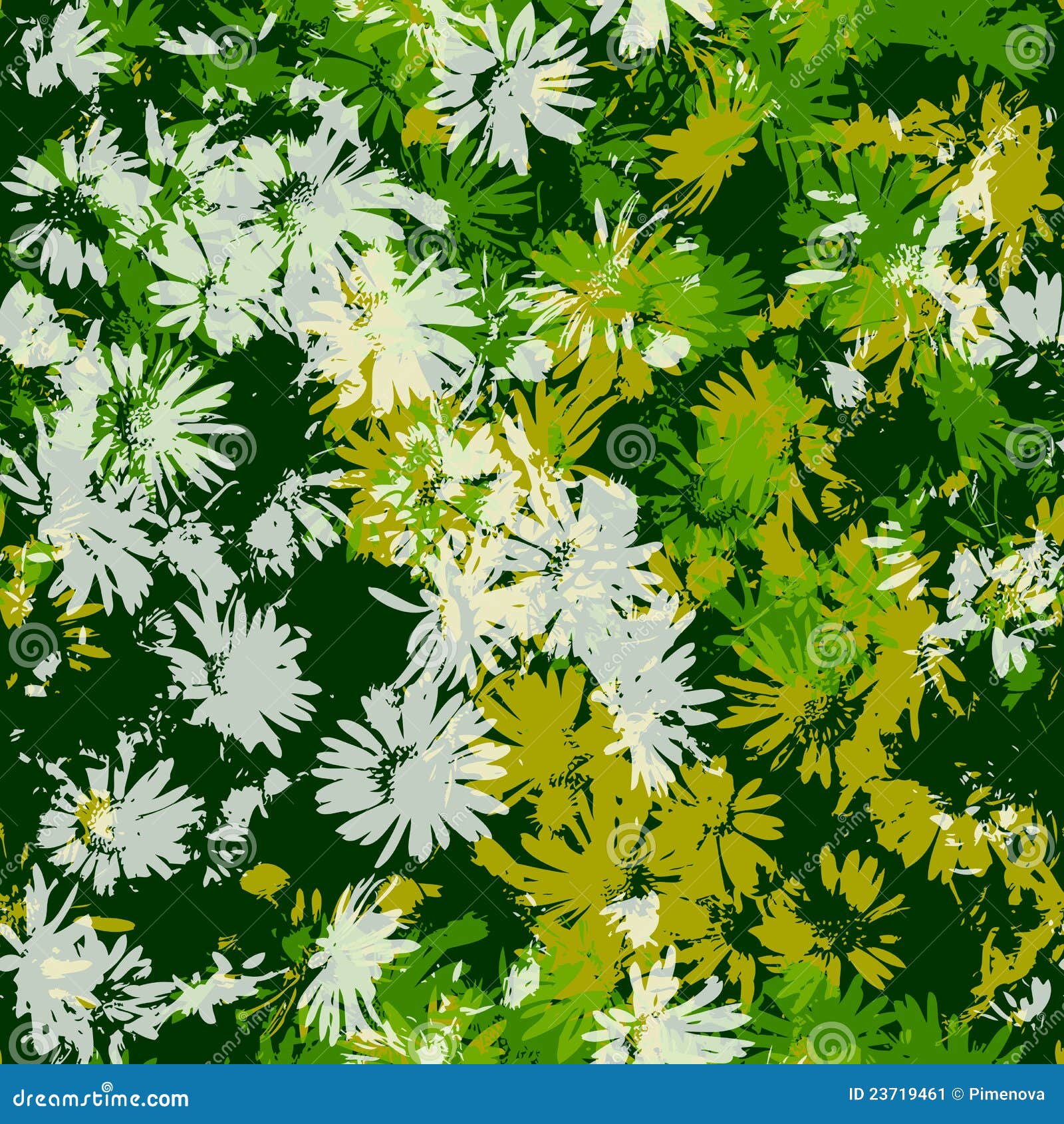 Seamless Texture with Flowers Stock Illustration - Illustration of ...