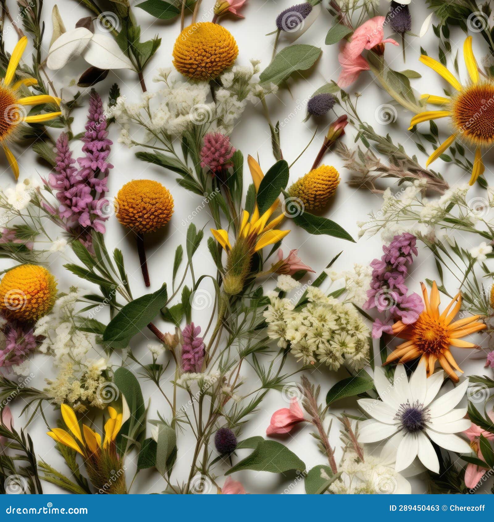 Seamless Texture of Flowers Stock Image - Image of summer, seamless ...