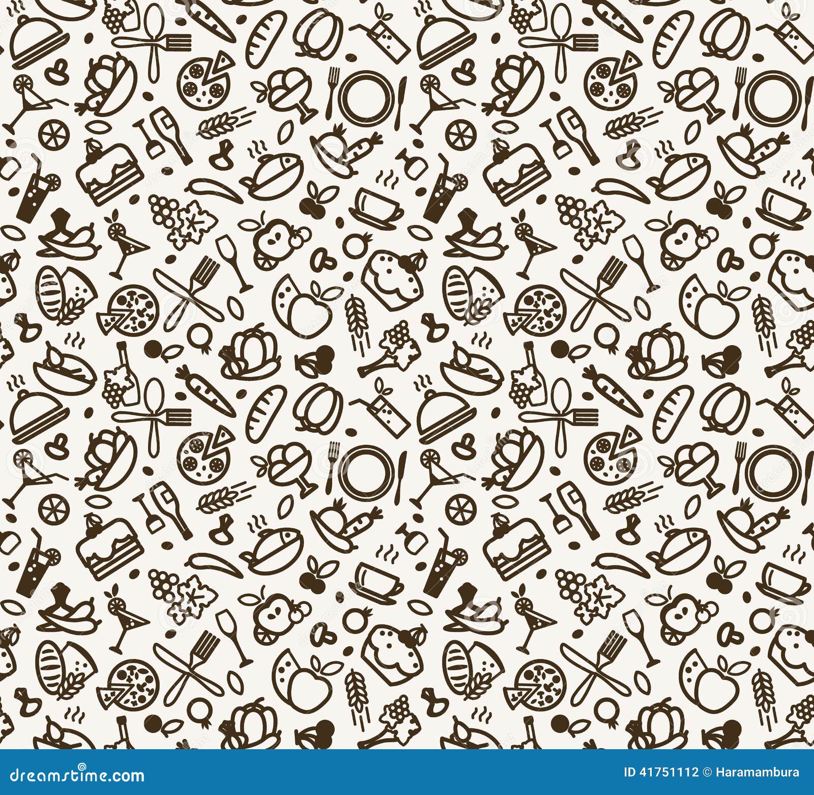 Seamless Texture - Food Stock Vector - Image: 41751112