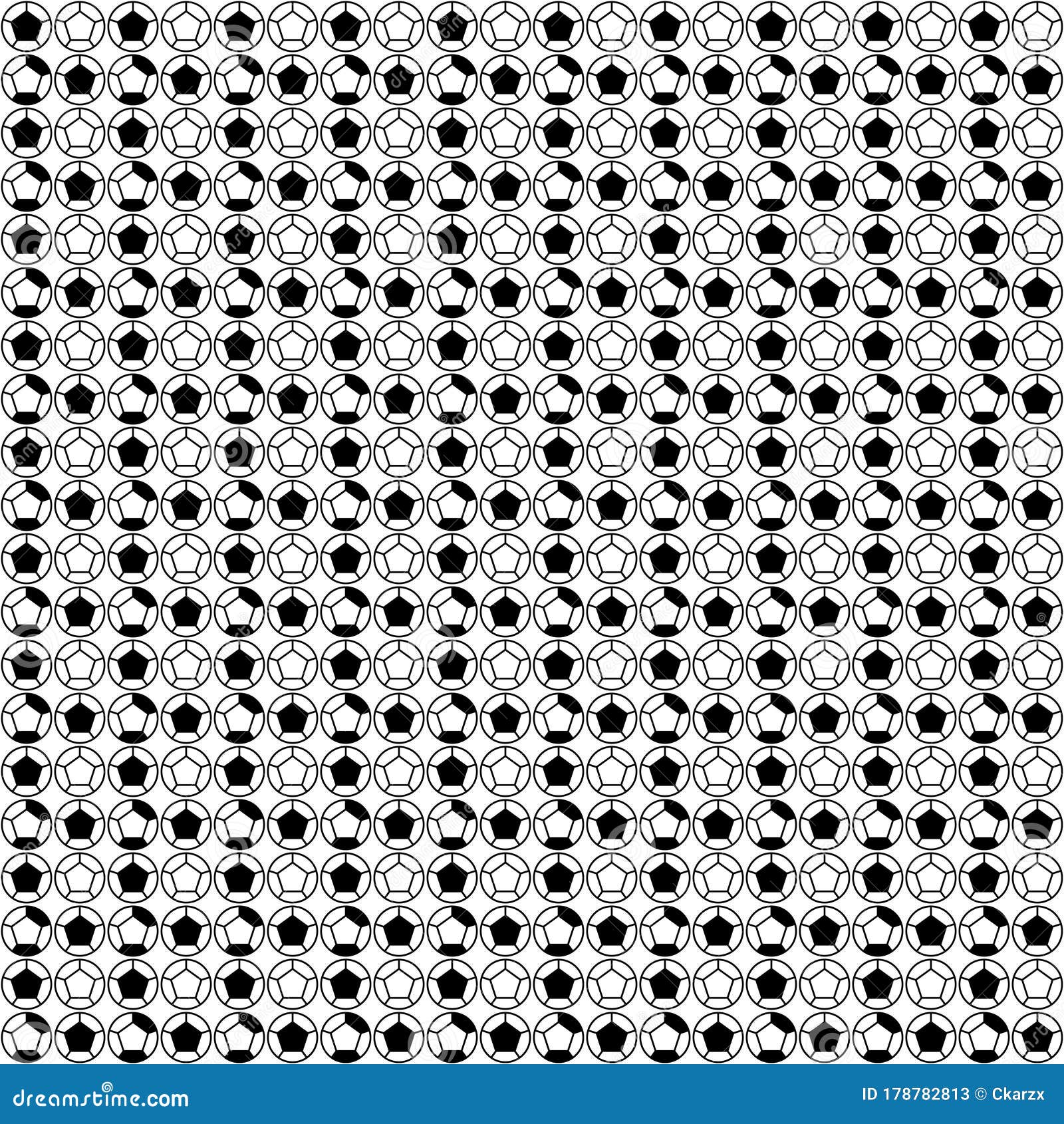 Seamless texture football stock vector. Illustration of pattern - 178782813