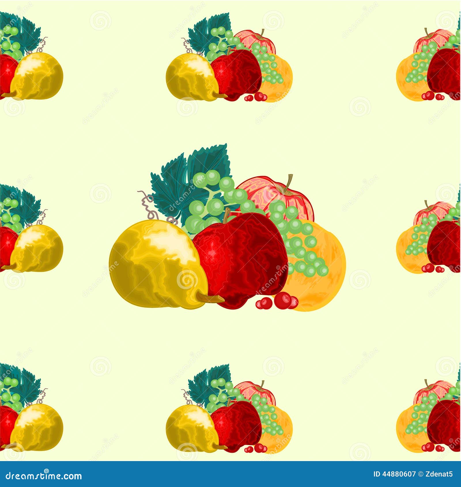 Seamless Texture Fruit Vector Stock Vector - Illustration of texture ...