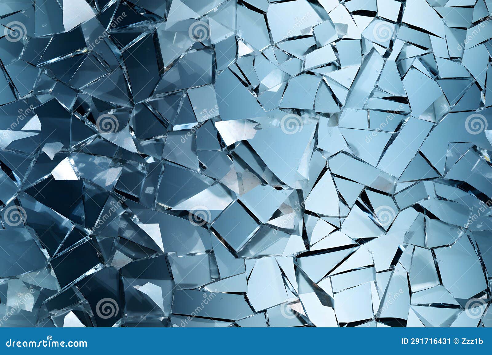 Seamless Texture and Full-frame Background of Broken Glass Mirror ...