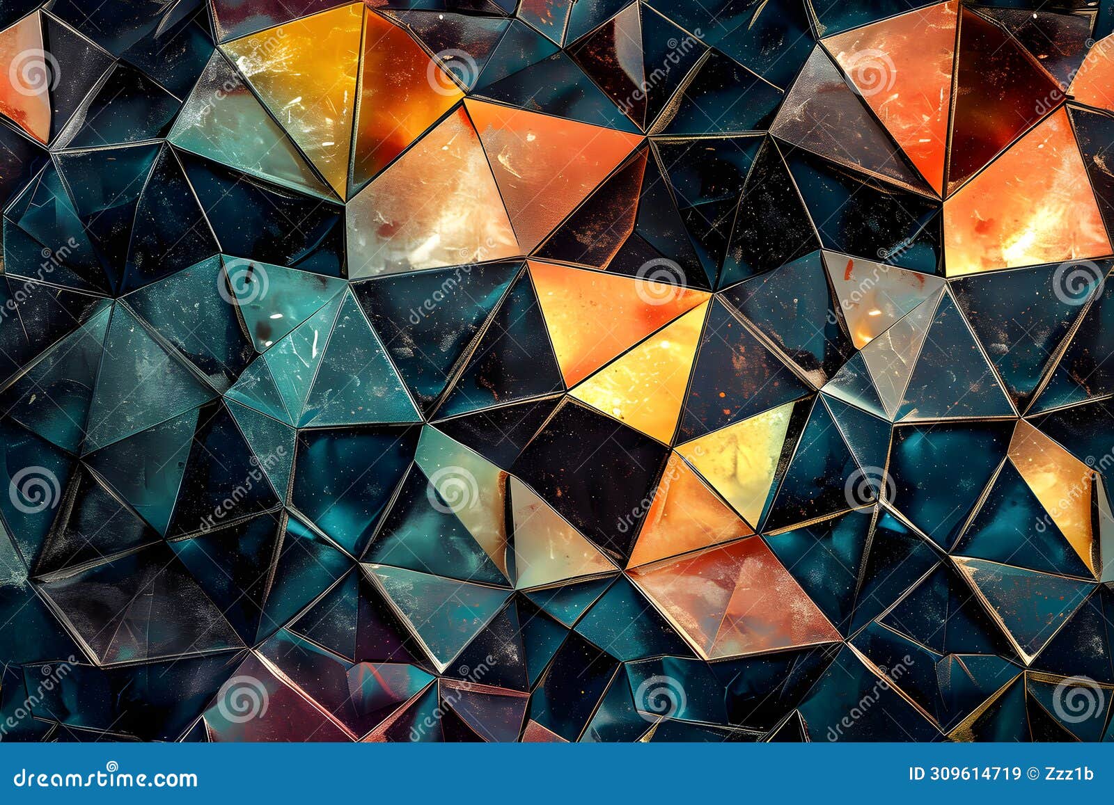 Seamless Texture and Full-frame Background of Colorful Glass Mosaic ...