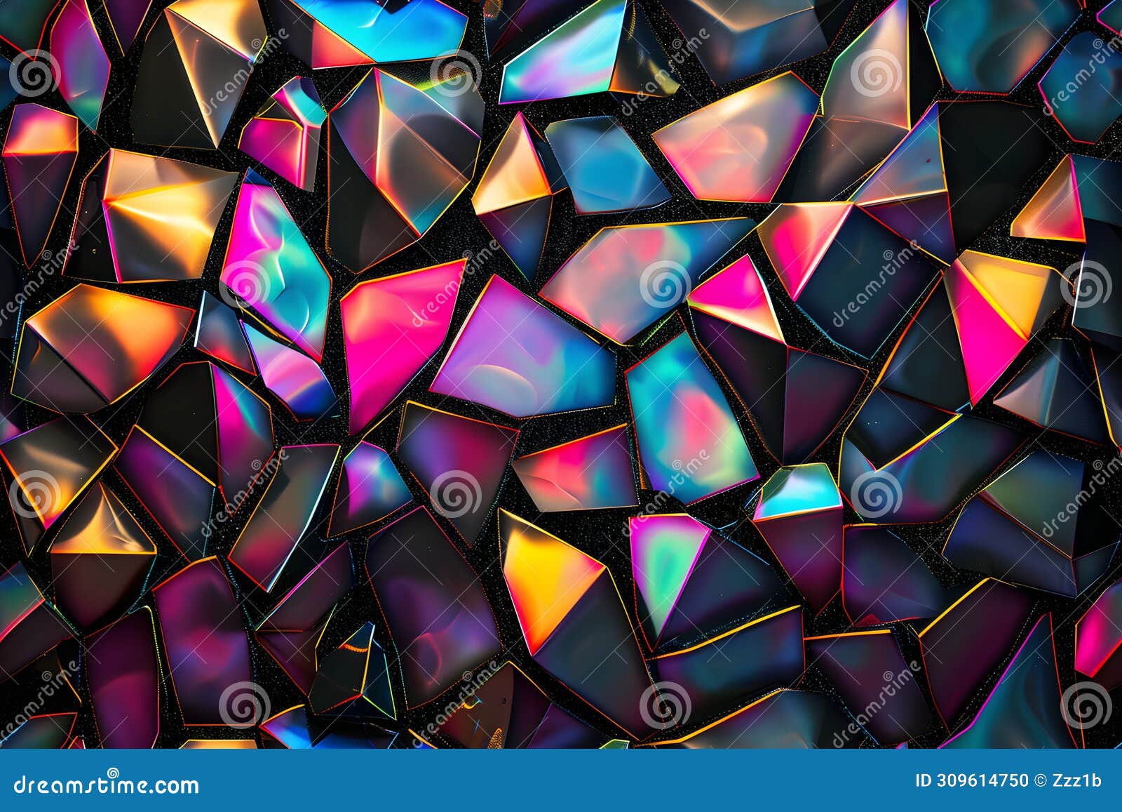 Seamless Texture and Full-frame Background of Colorful Glass Mosaic ...