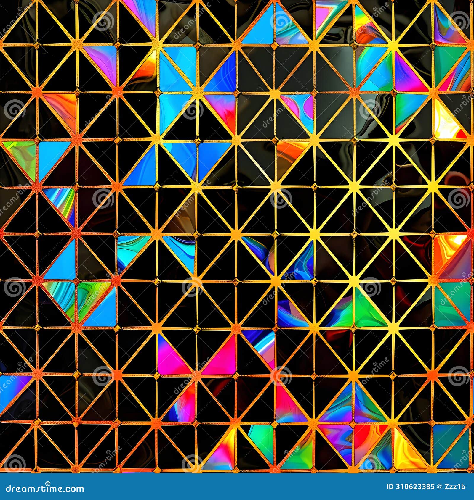 Seamless Texture and Full-frame Background of Colorful Glass Mosaic ...