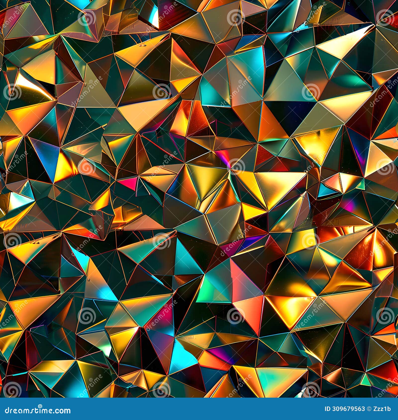 Seamless Texture and Full-frame Background of Colorful Metallic Mosaic ...
