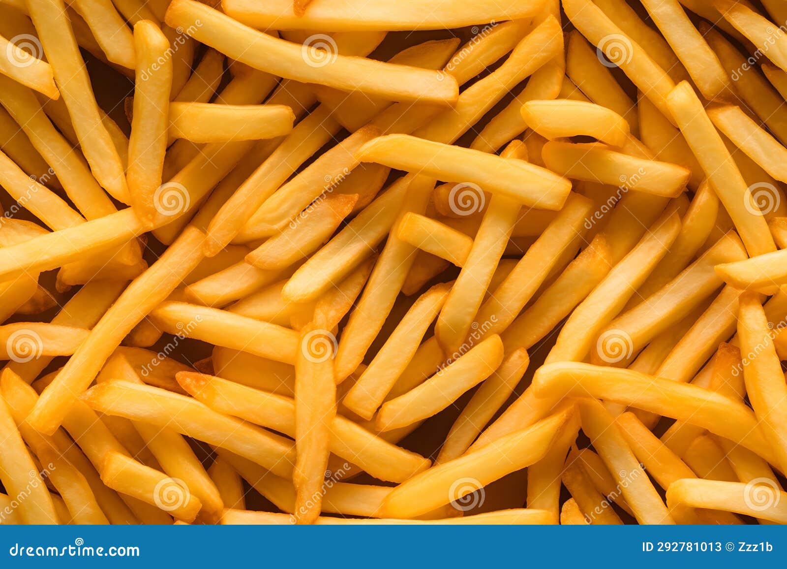 Seamless Texture and Full-frame Background of Piled French Fries ...