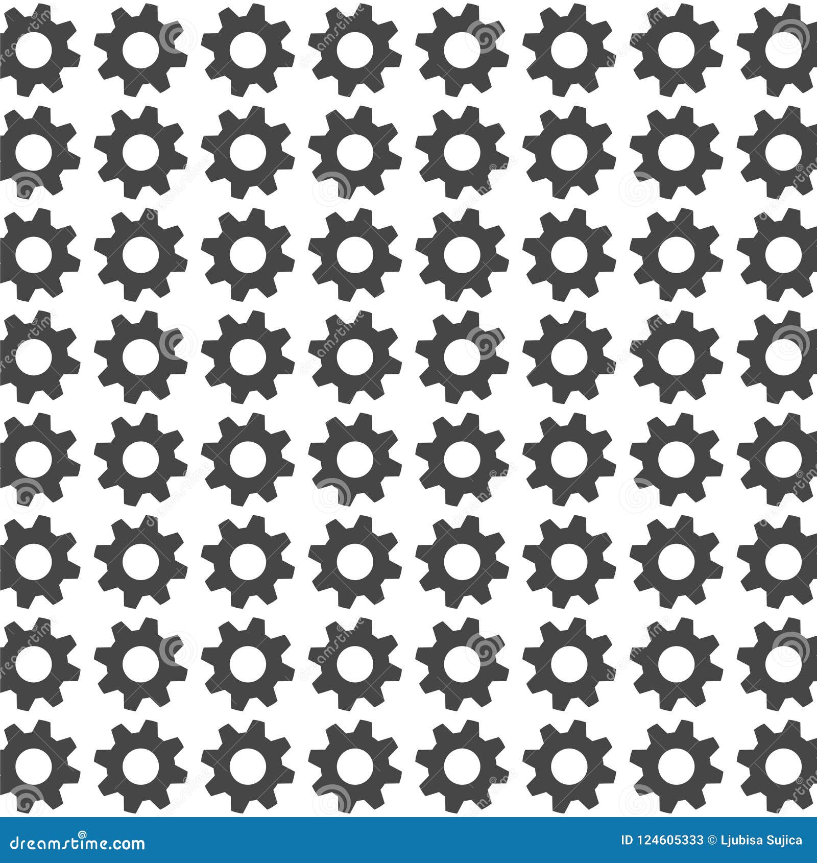Seamless Texture Gear Wheels Stock Vector - Illustration of industry ...