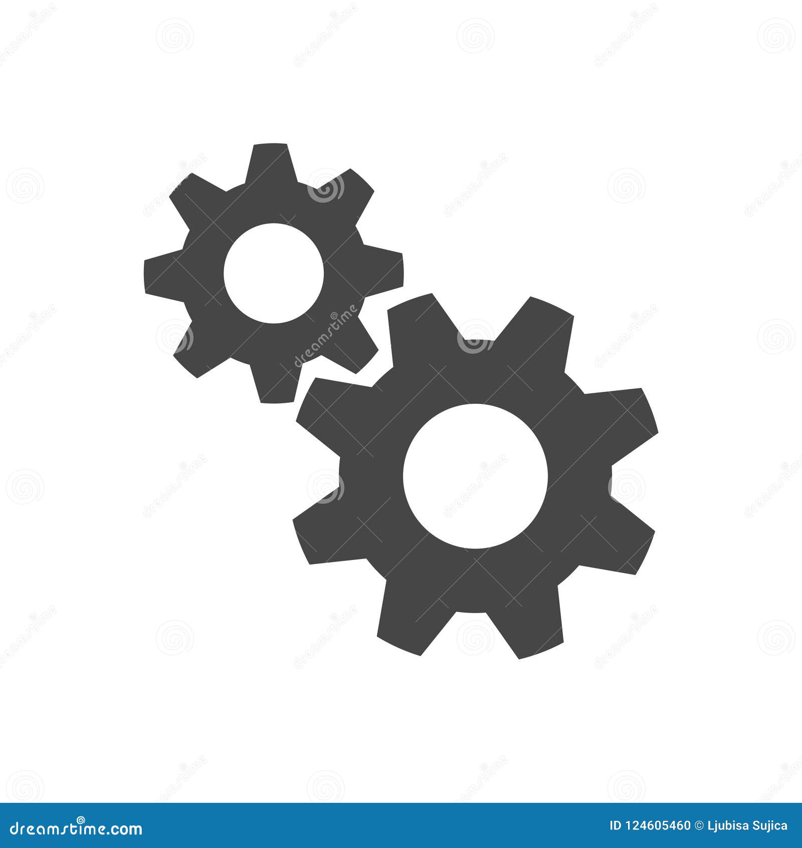 Seamless Texture Gear Wheels Stock Vector - Illustration of idea ...