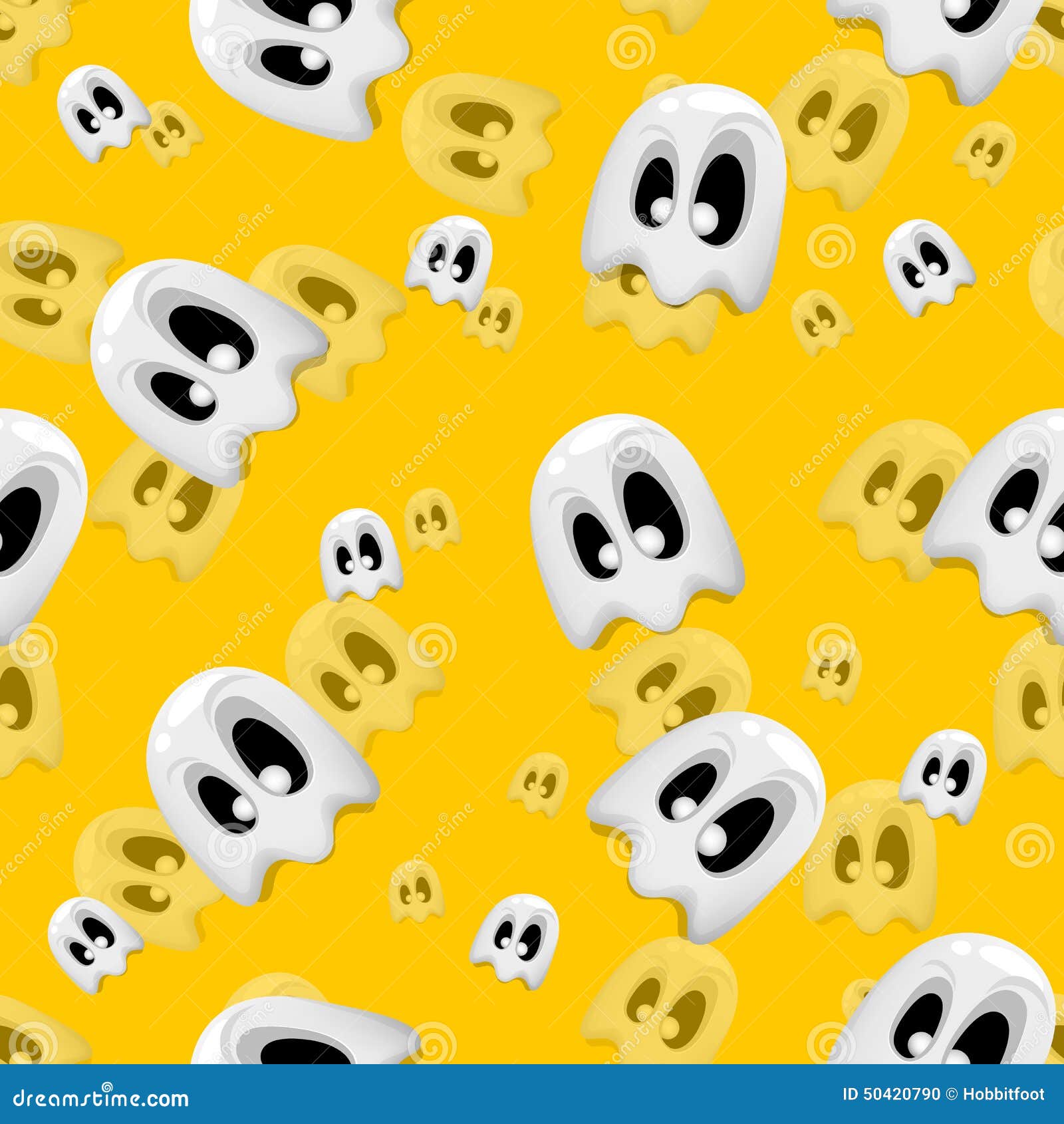 Seamless texture ghost stock vector. Illustration of devil - 50420790
