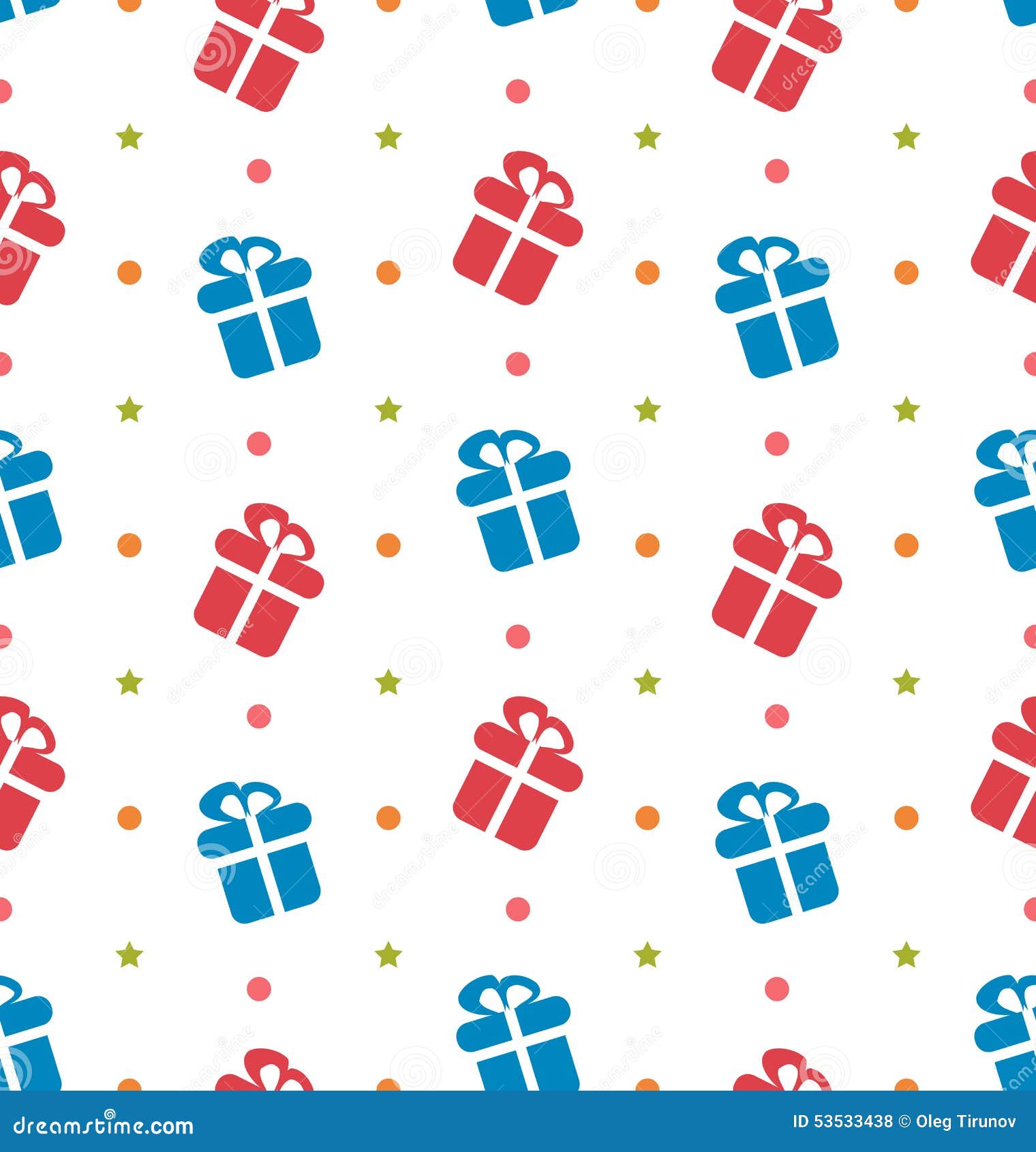 Seamless Texture with Gift Boxes for Celebrate Stock Vector ...