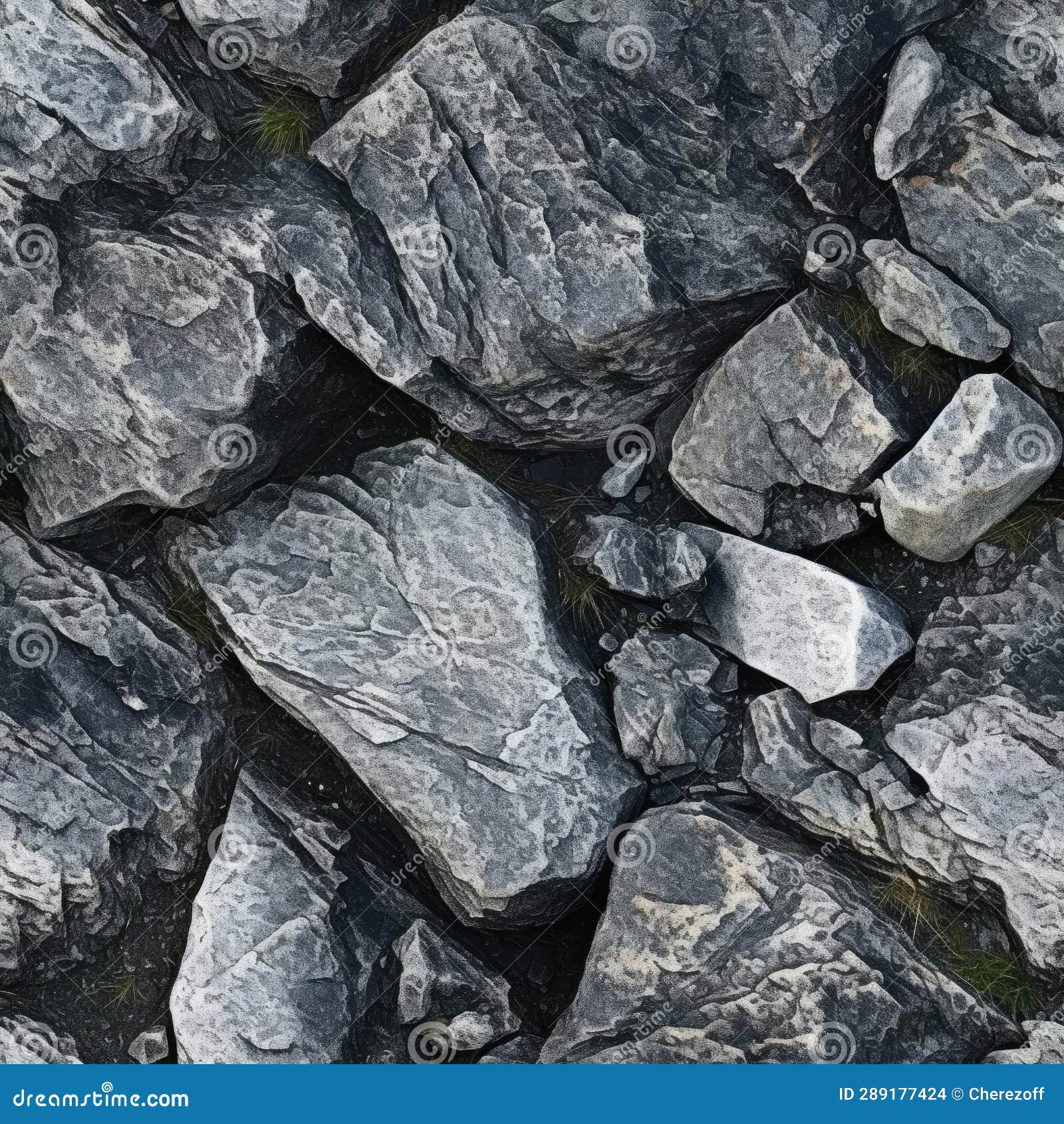 Seamless Texture of Granite Stones Stock Photo - Image of material ...