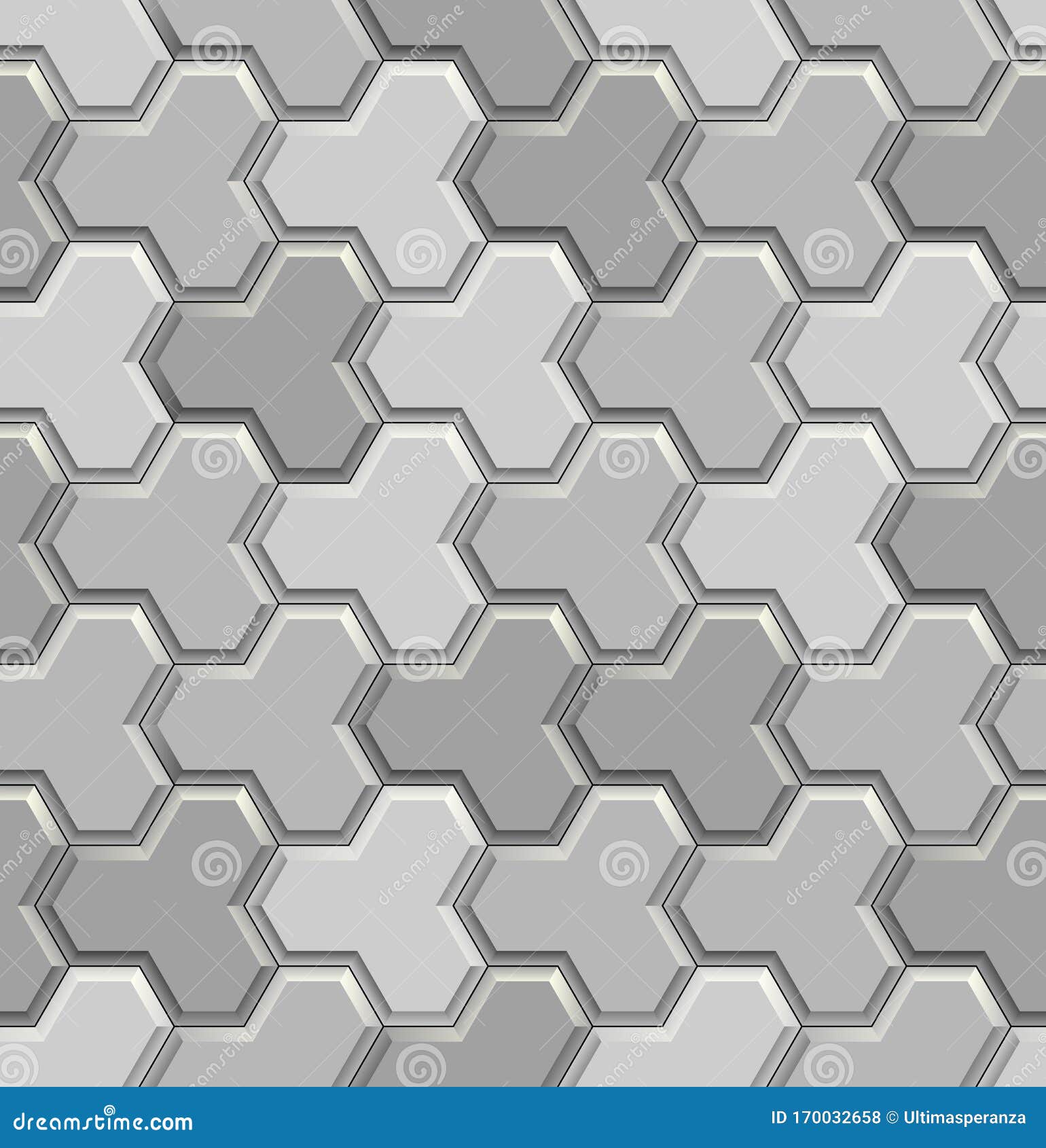 Seamless Texture of Gray Concrete Pavement Tiles. 3D Repeating Pattern ...