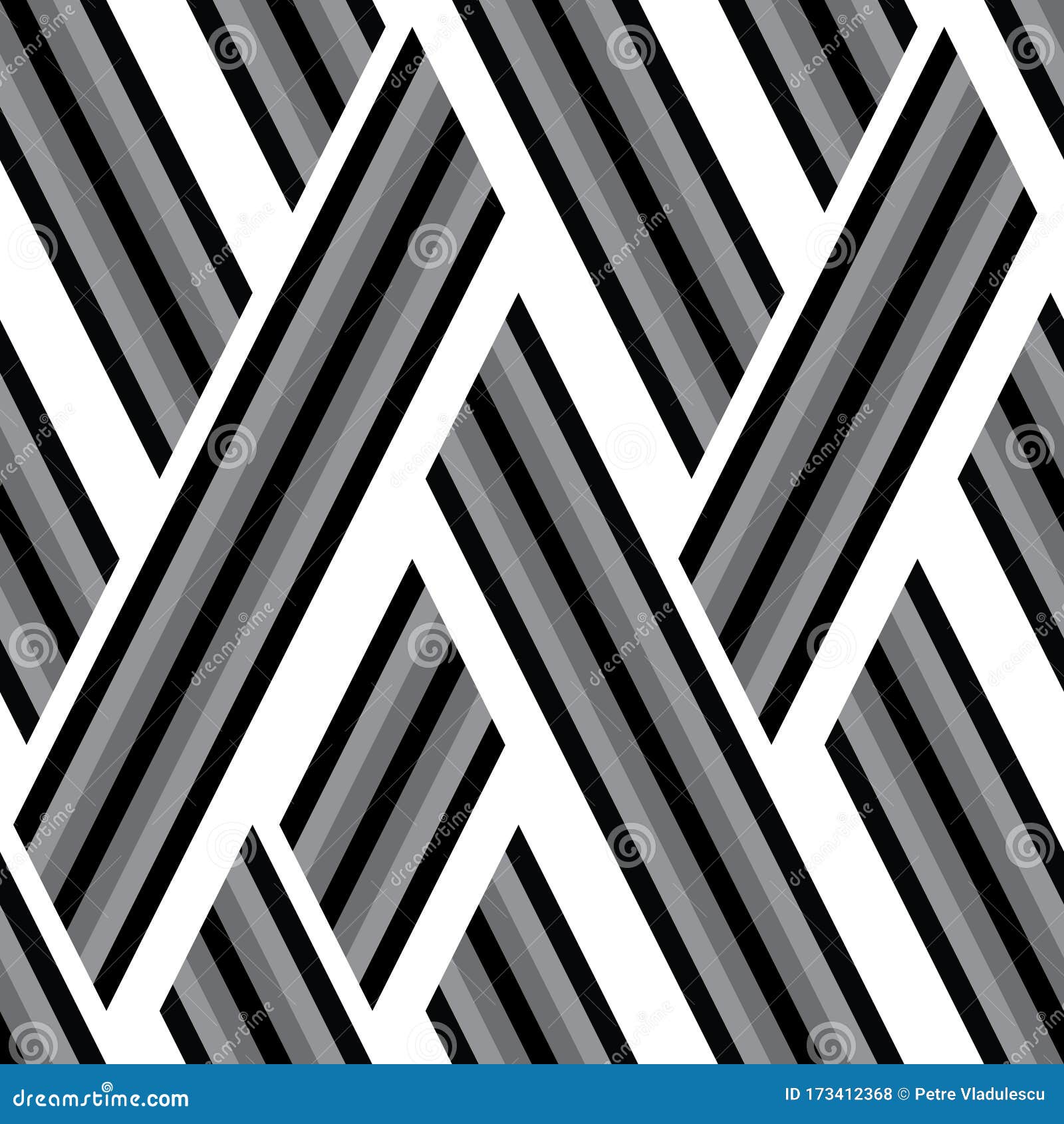 Seamless Texture with Gray Stripes, Modern Stylish Image. Stock Vector ...