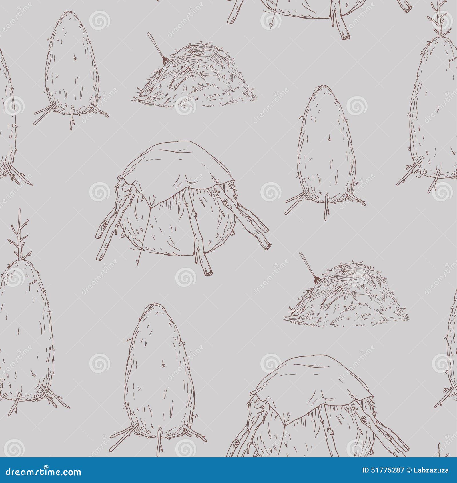 Seamless texture with hay stock vector. Illustration of design - 51775287