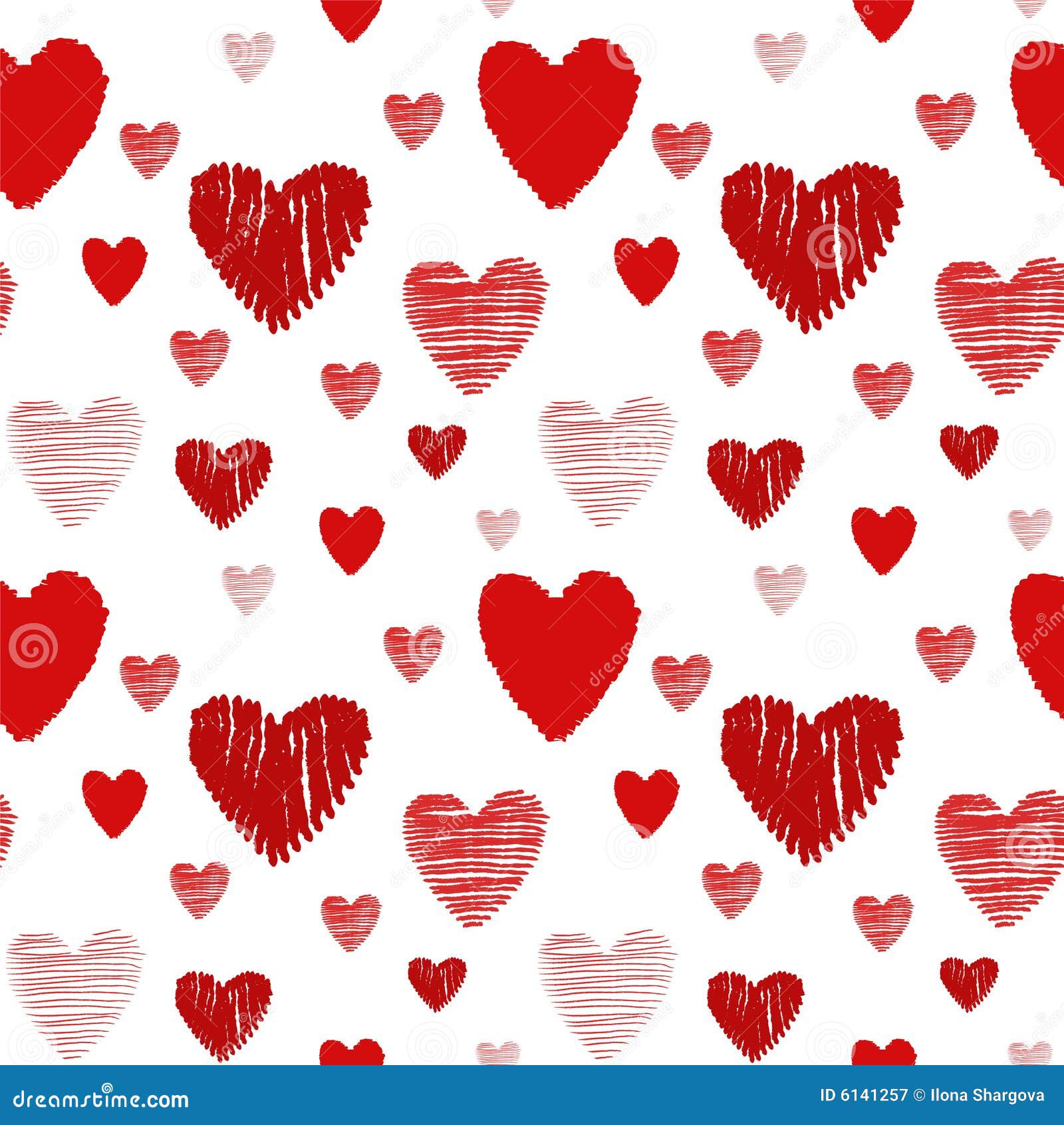 Seamless Texture with Heart Stock Vector - Illustration of color ...