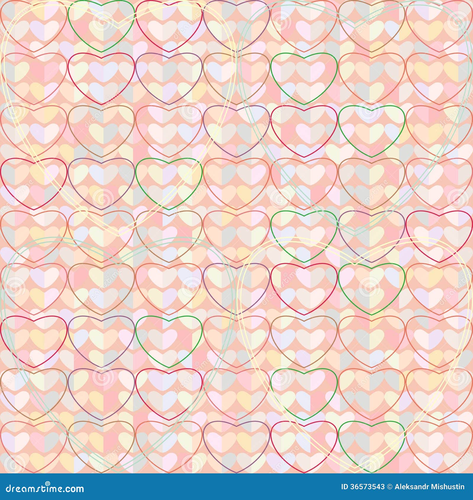 Seamless Texture Heart stock vector. Illustration of wrap - 36573543