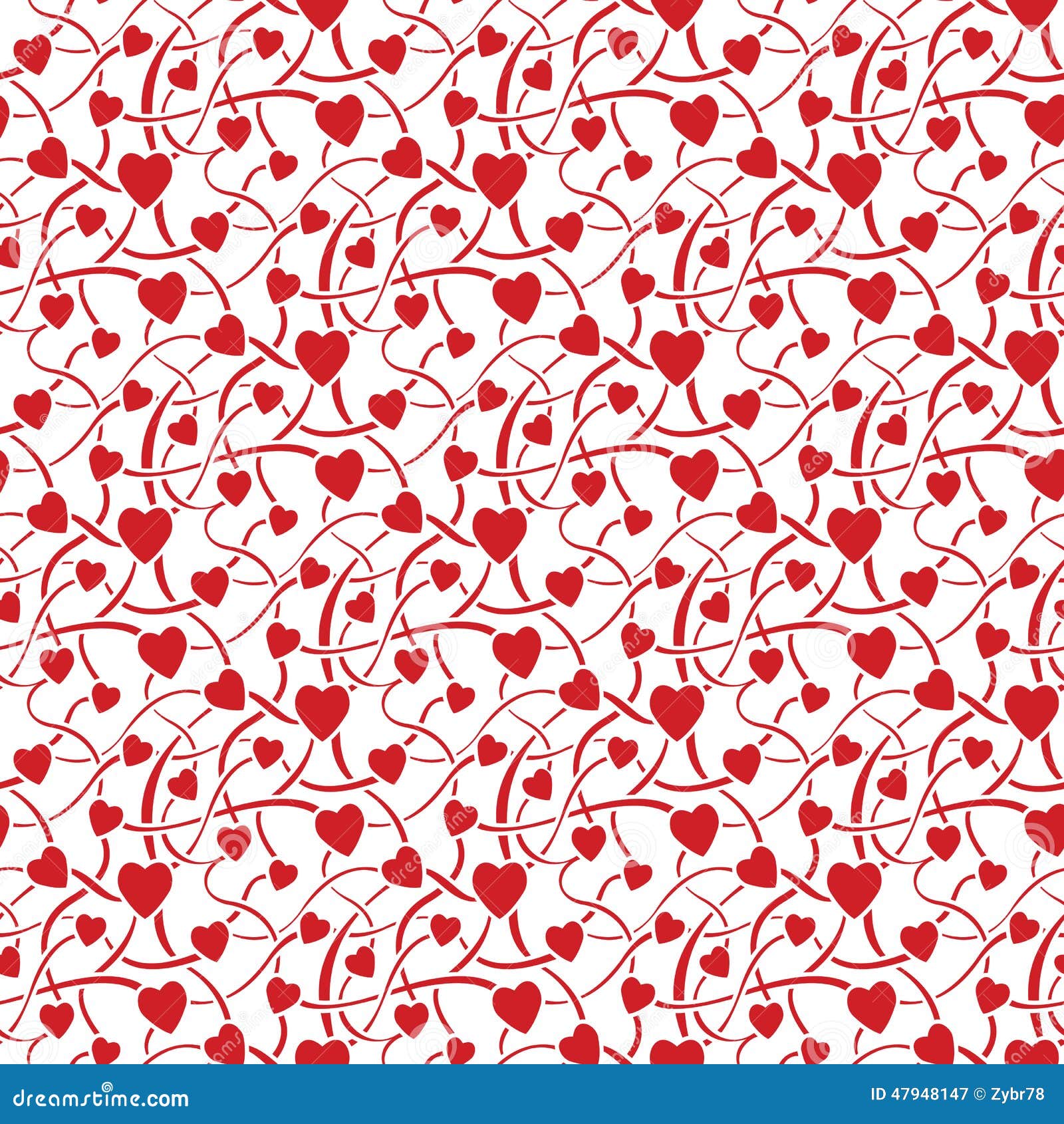 Seamless Texture with Heart Stock Vector - Illustration of abstract ...