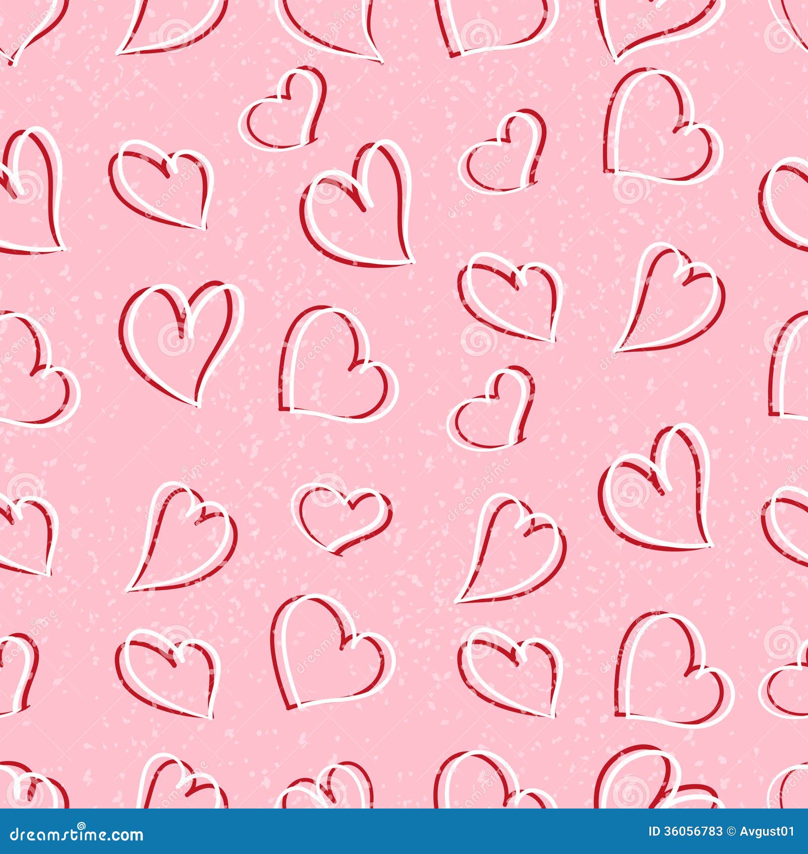 Seamless Texture with Hearts Stock Vector - Illustration of hearts ...