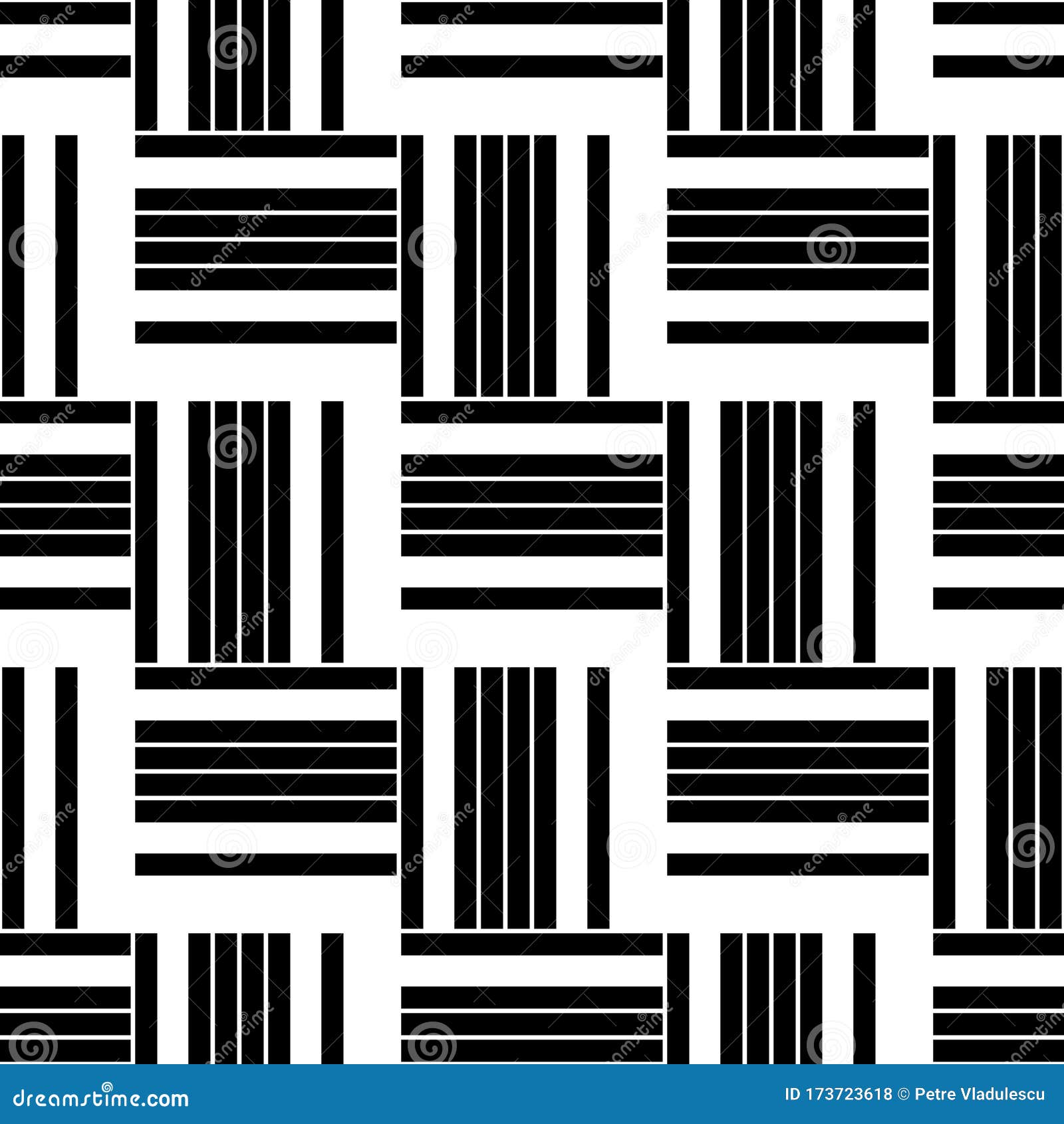 Seamless Texture with Horizontal Black Lines (2), Modern Stylish Image ...